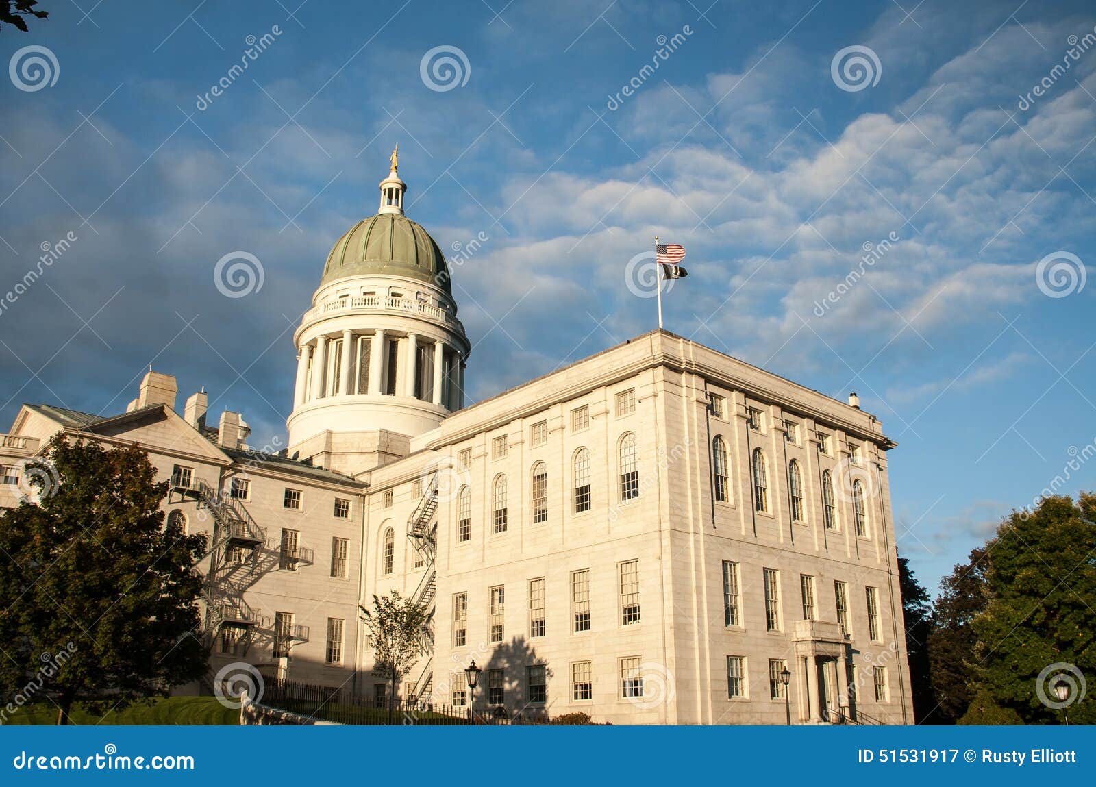 State capitol augusta stock image. Image of architecture - 51531917