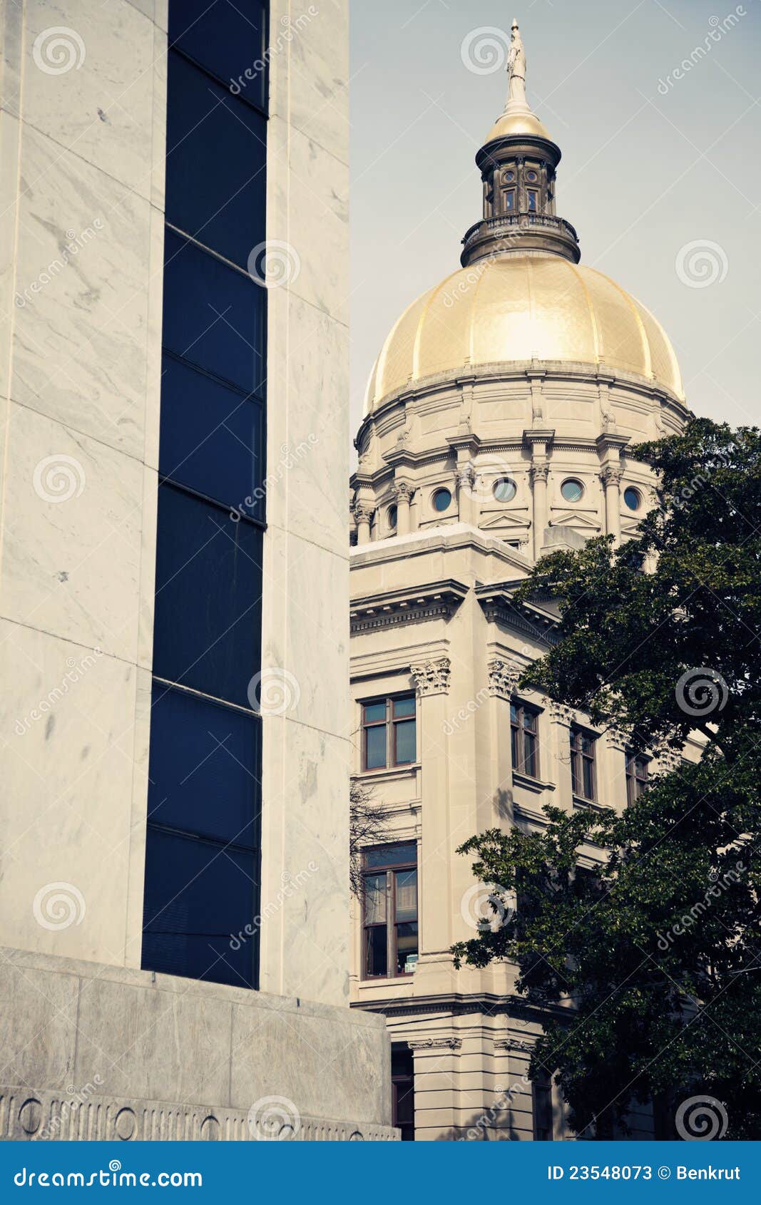 State Capitol Building in Atlanta Stock Image - Image of built, capitol ...