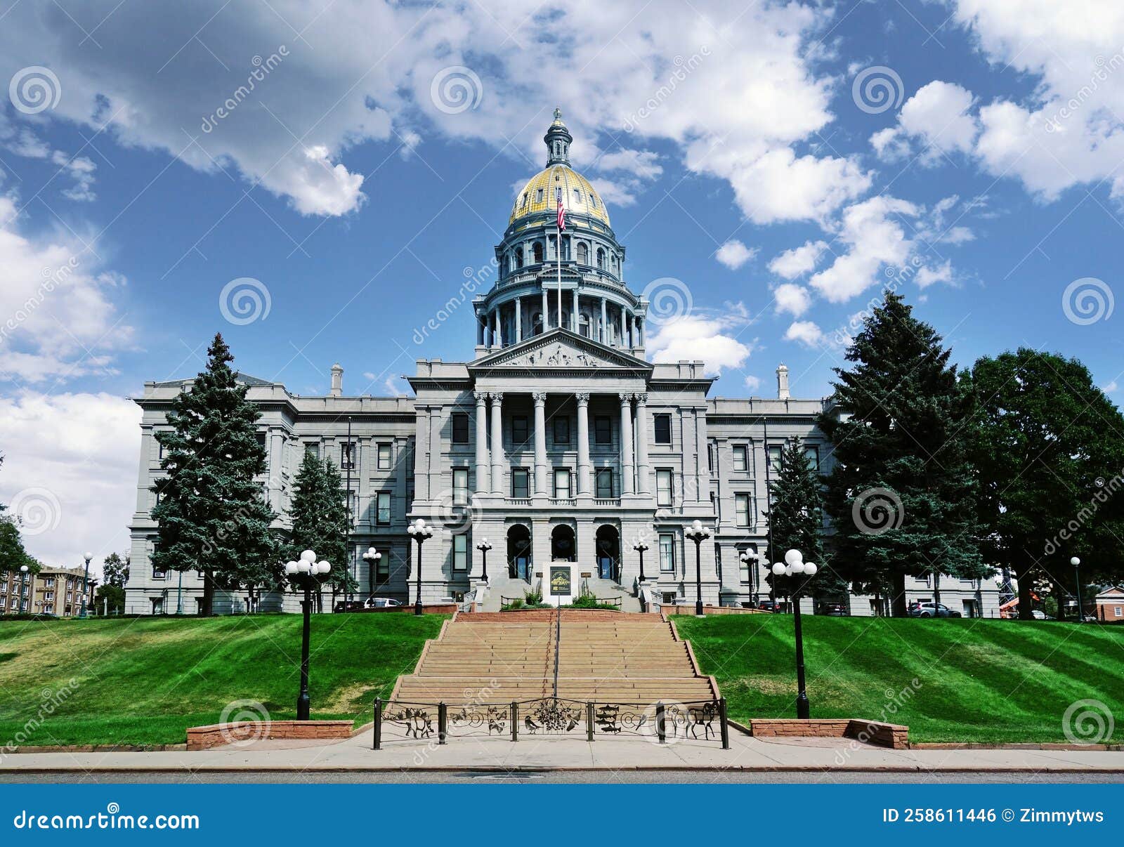 The State Capitol Building in Downtown Denver Colorado Stock Photo ...