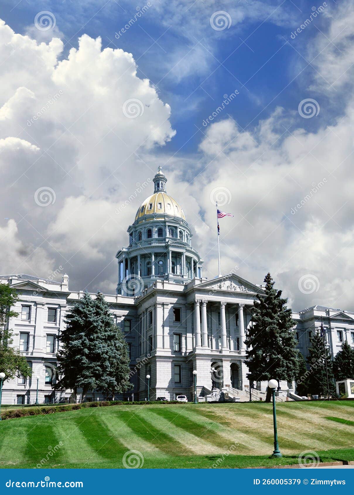 The State Capitol Building in Downtown Denver Colorado Stock Image ...