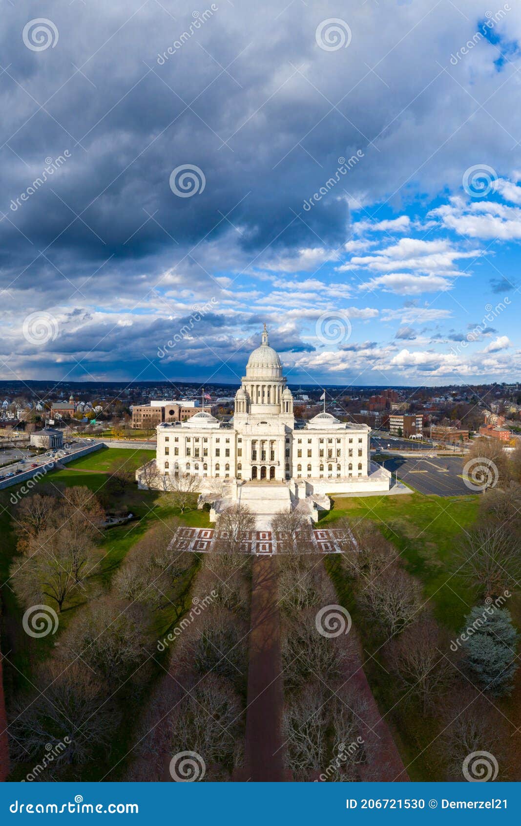 State Capitol Building - Rhode Island Stock Photo - Image of front ...