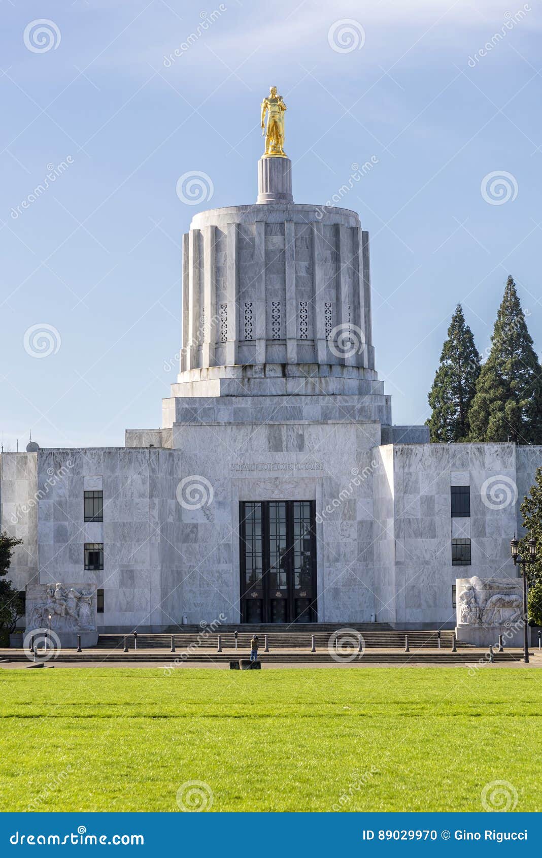 State Capitol Building Salem Oregon. Editorial Image - Image of state ...