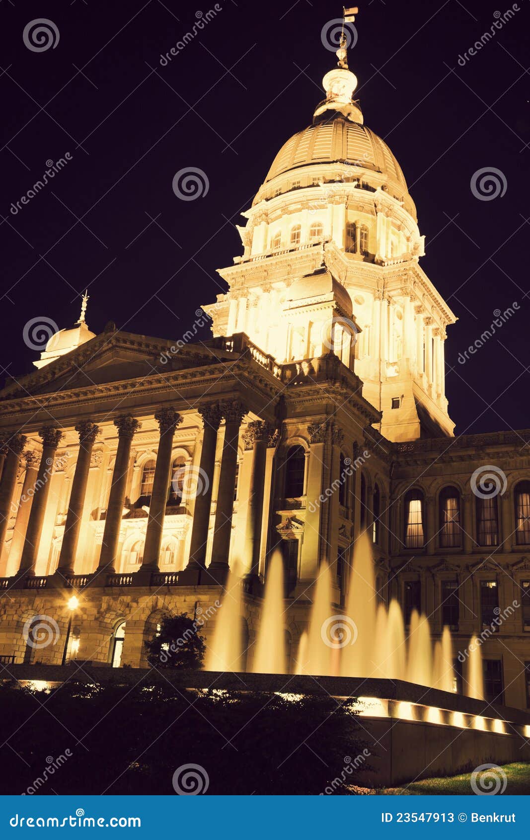 State Capitol Building in Springfield Stock Image - Image of building ...