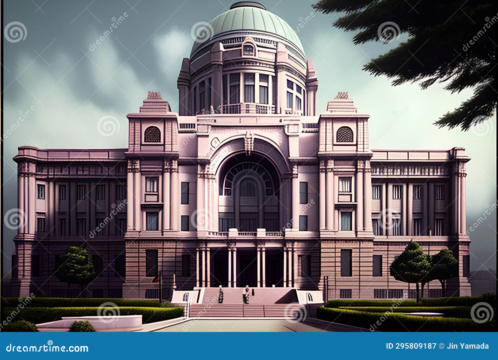 State Capitol Building in Washington DC, USA. 3D Rendering Stock ...