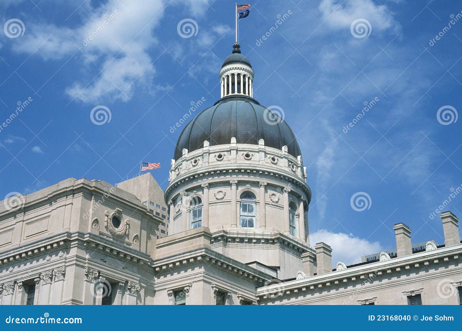State Capitol of Indiana stock photo. Image of dome, capitol - 23168040