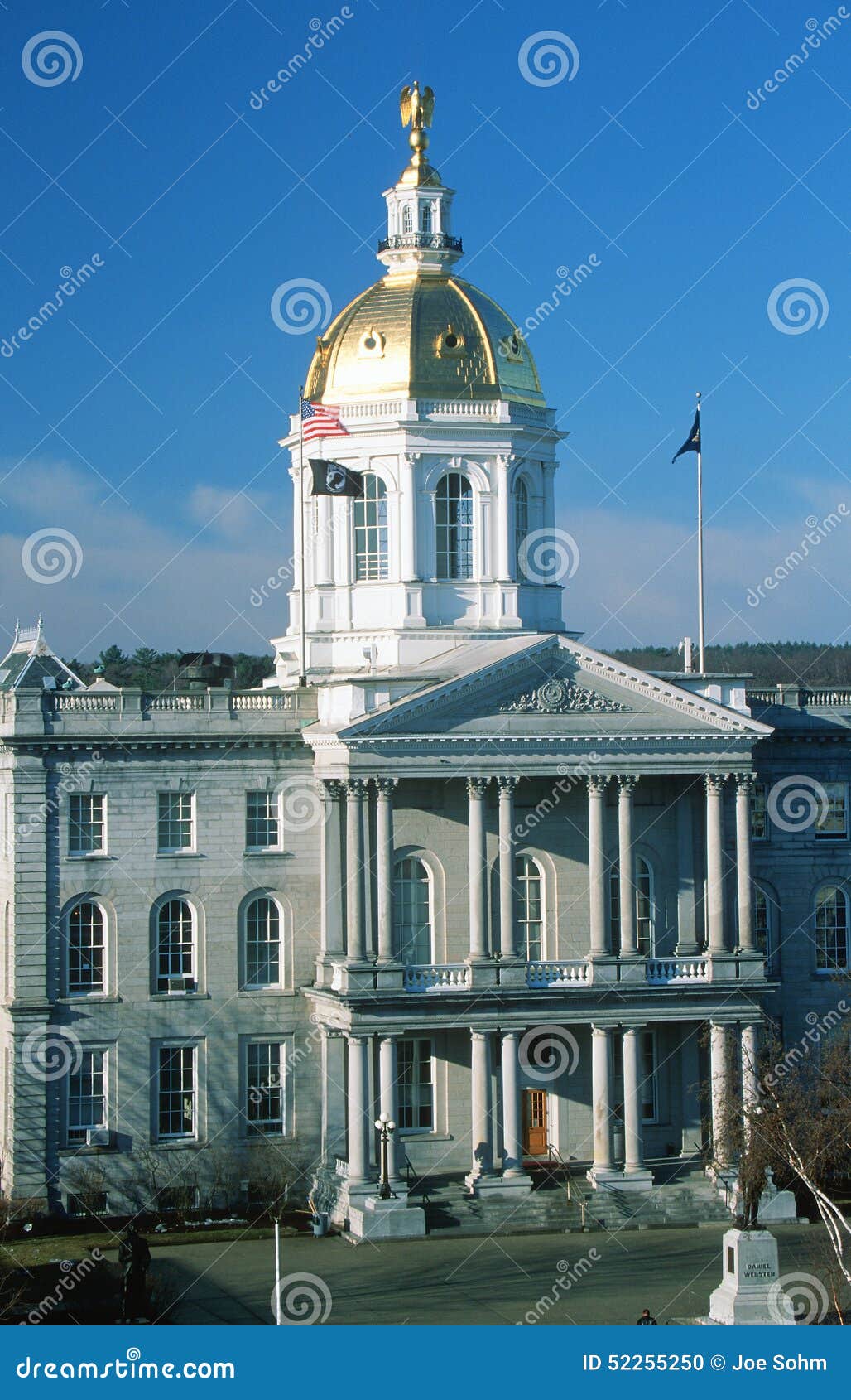 State Capitol of New Hampshire, Concord Stock Photo - Image of apex ...