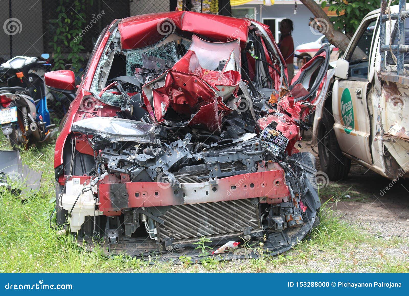 The State of a Decayed Car that Be Inoperable Thing. Editorial Image ...