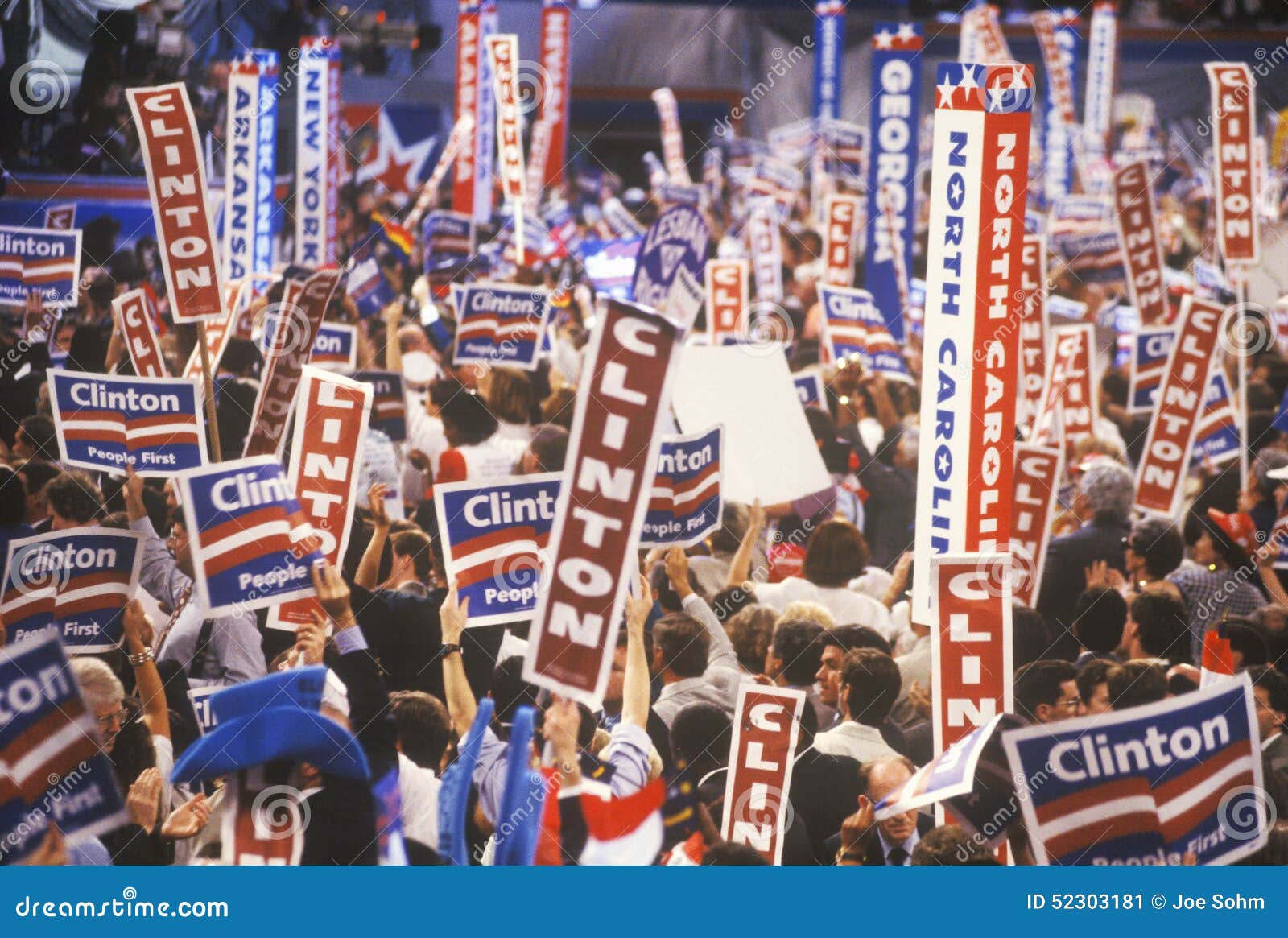 State Delegates at the 1992 Democratic National Convention at Madison ...