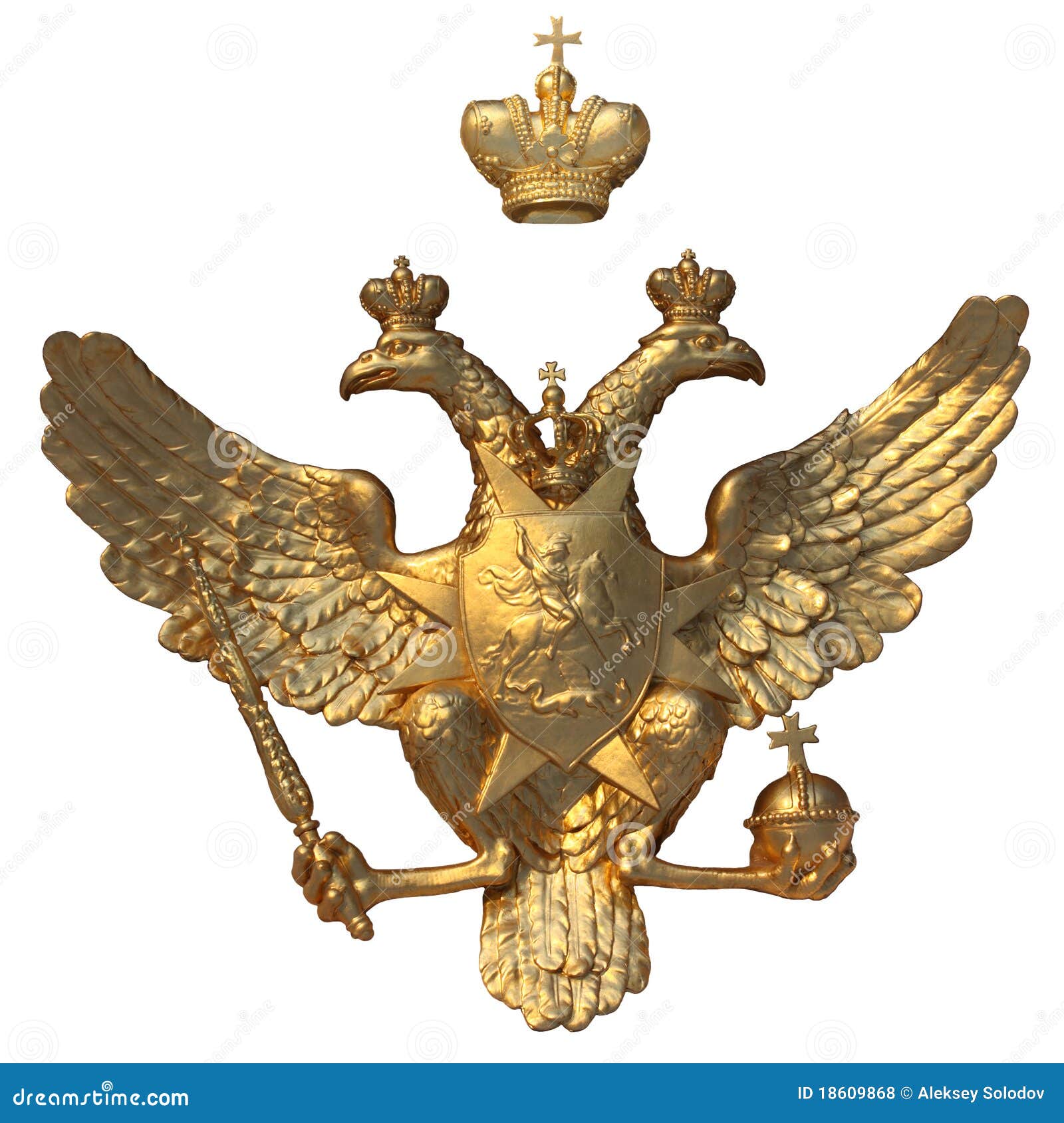 State emblem of the Russia stock photo. Image of tsar - 18609868