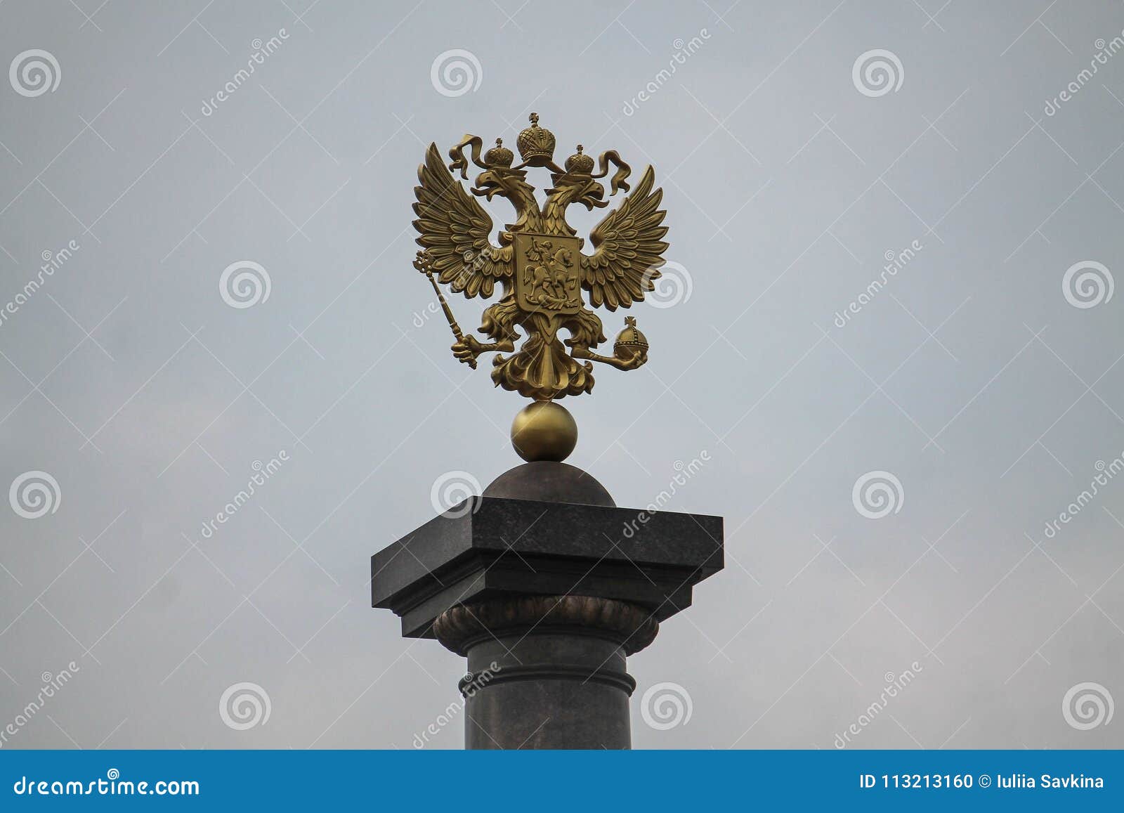 The State Emblem of Russia stock photo. Image of nationalemblem - 113213160