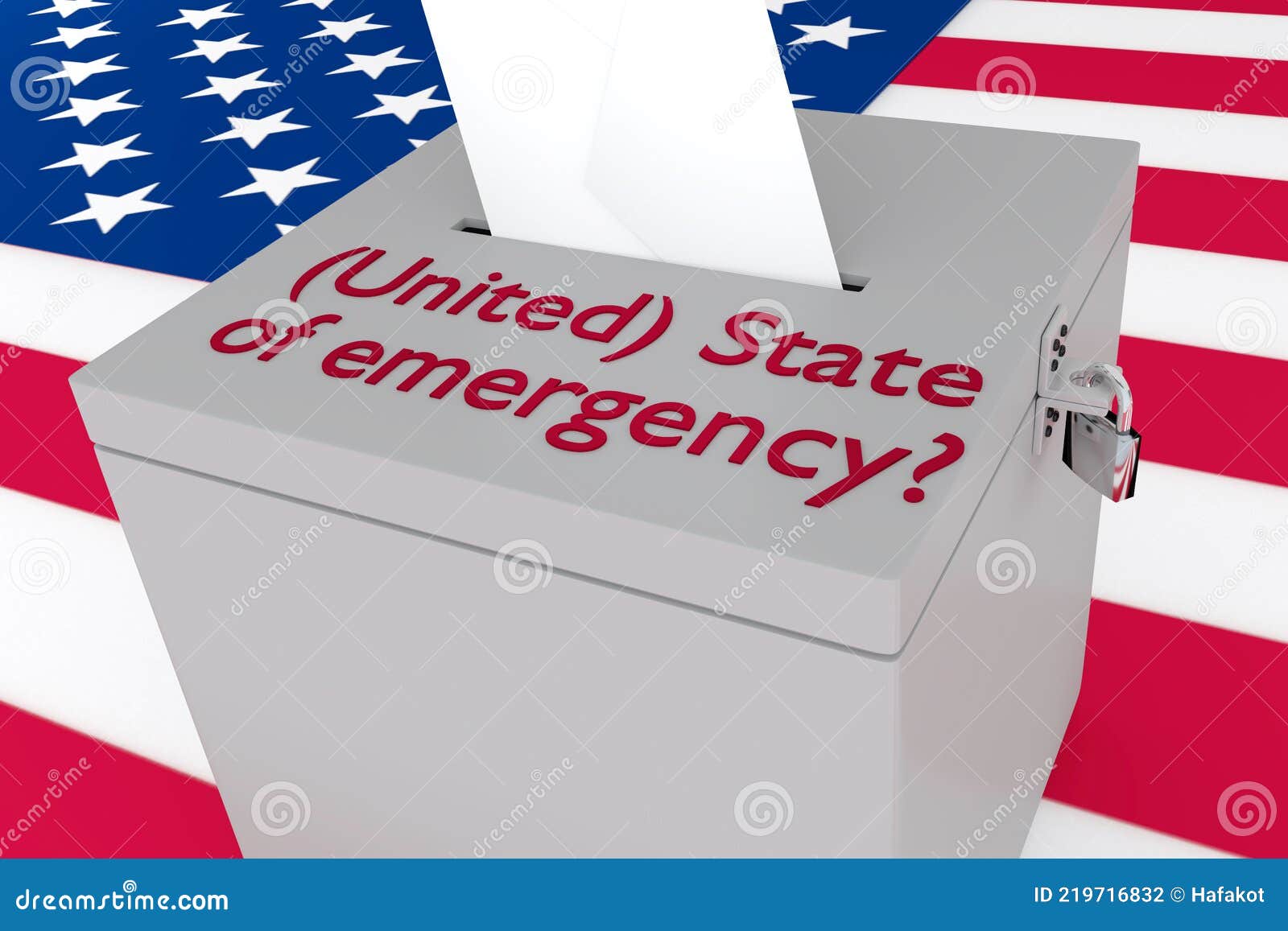 State of Emergency concept stock illustration. Illustration of america ...