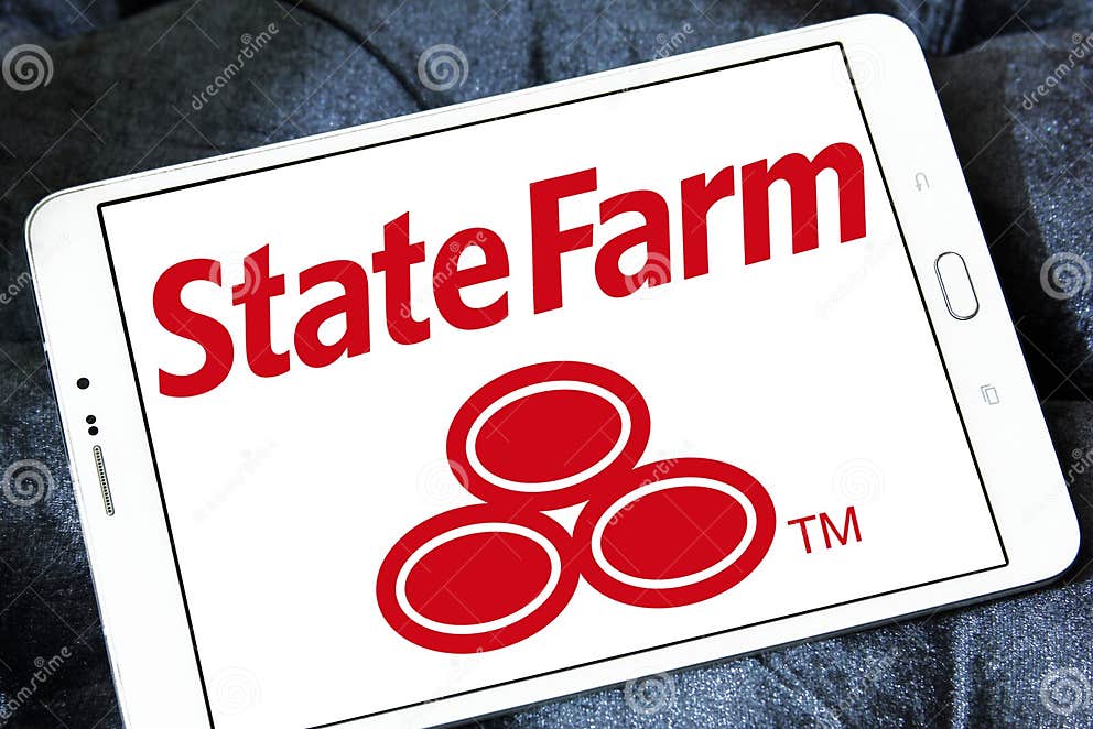 State Farm Insurance logo redaktionell arkivbild. Bild av emblem - 99166632