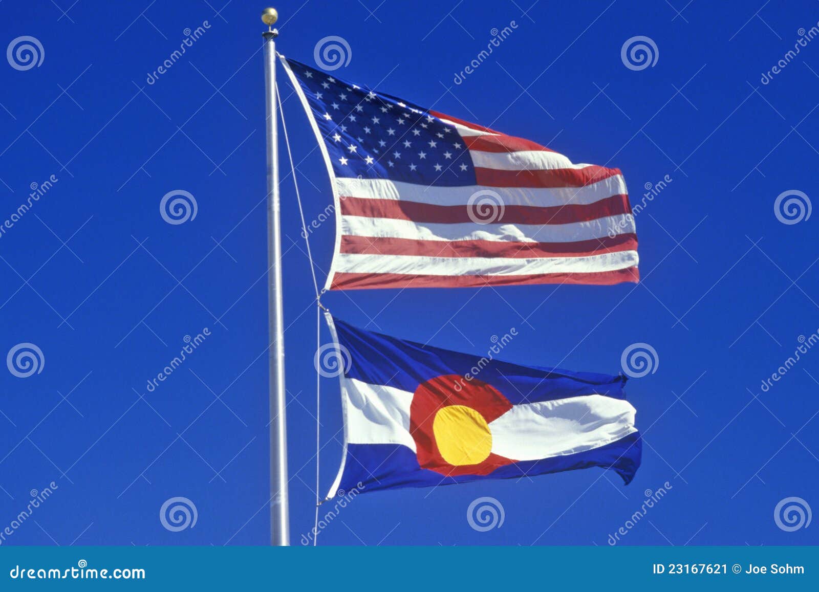State Flag of Colorado stock image. Image of western - 23167621