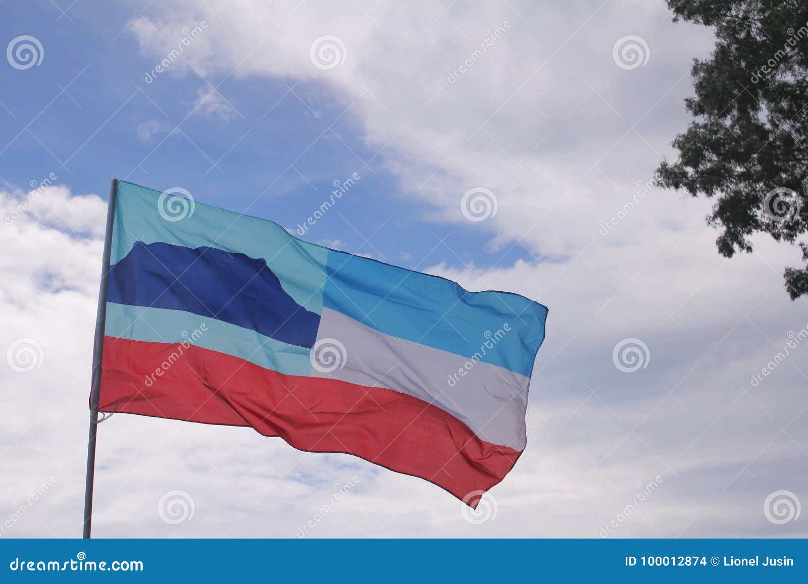 Sabah flag stock photo. Image of wind, flag, sabah, state - 100012874