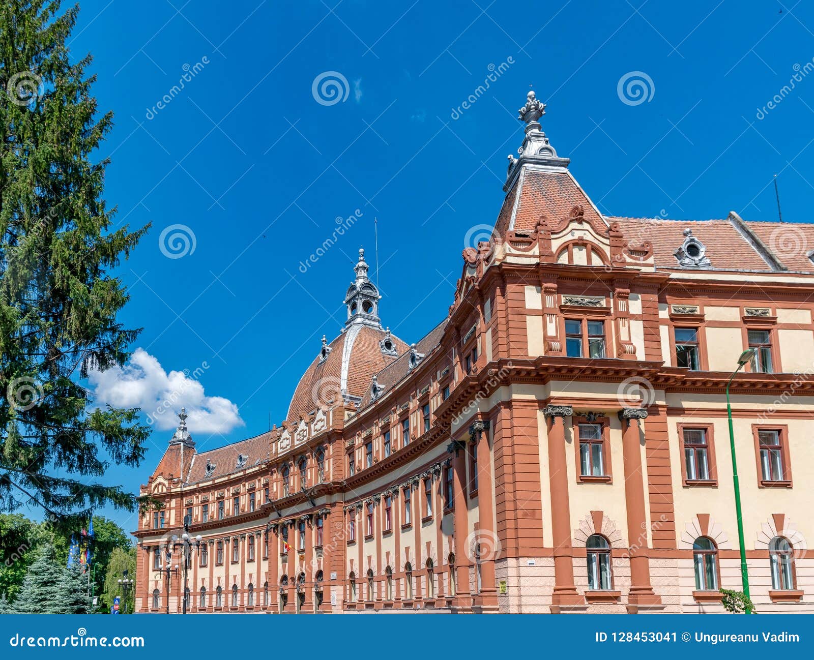 State Government Office Building in Brasov, Romania Stock Image - Image ...