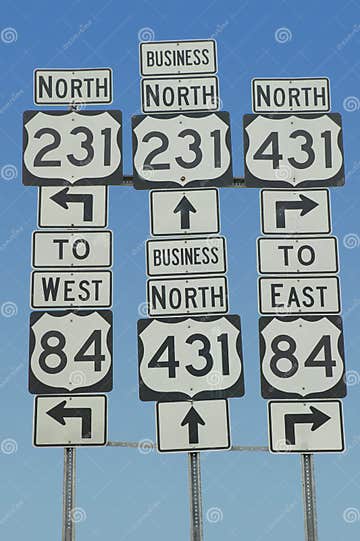State highway signs stock photo. Image of north, traffic - 26282946