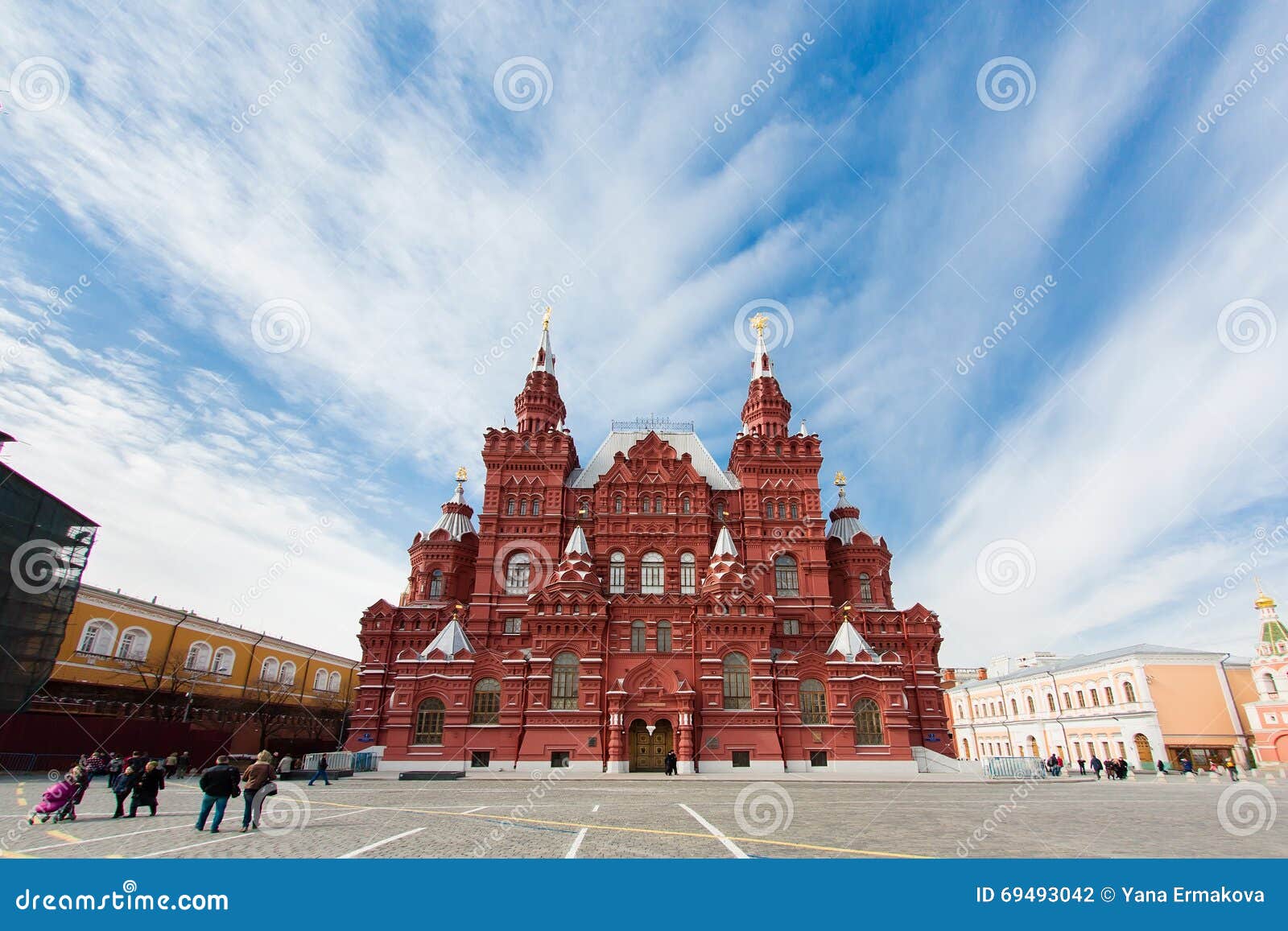 State Historical Museum on Red Square in Moscow, Russia Editorial ...