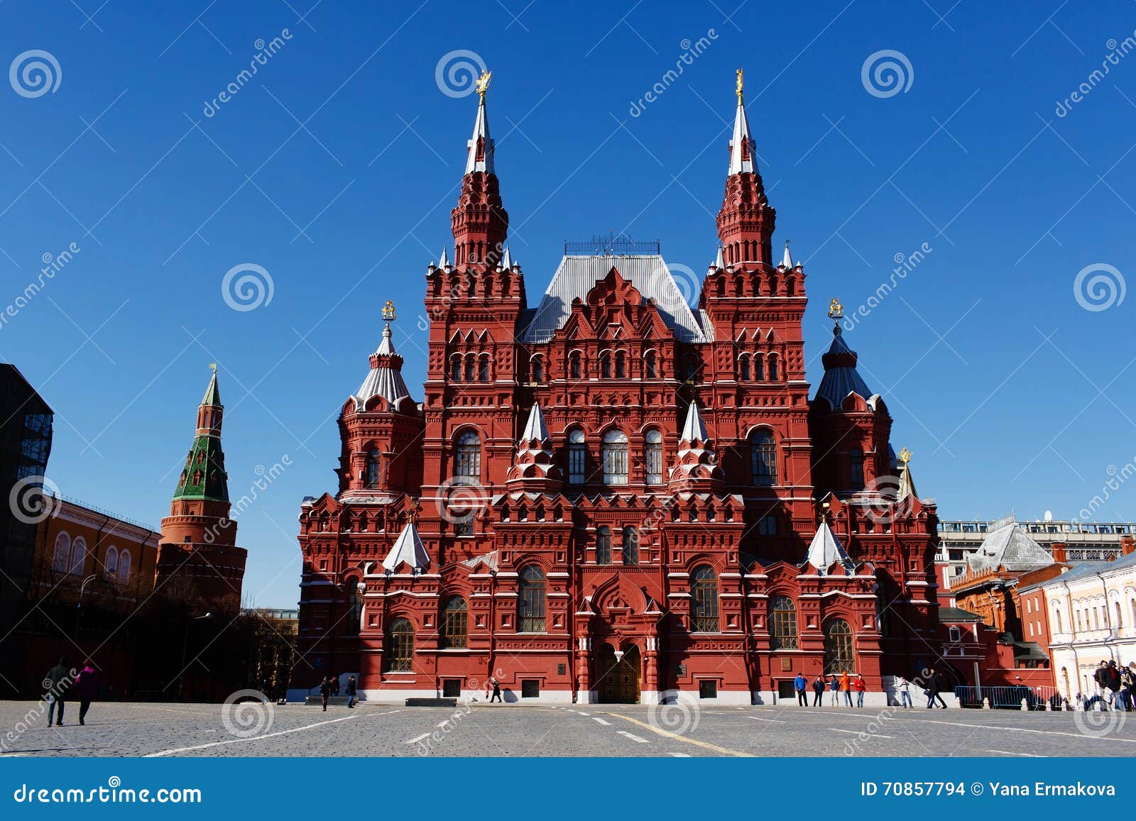 State Historical Museum on Red Square. Moscow, Russia Stock Photo ...