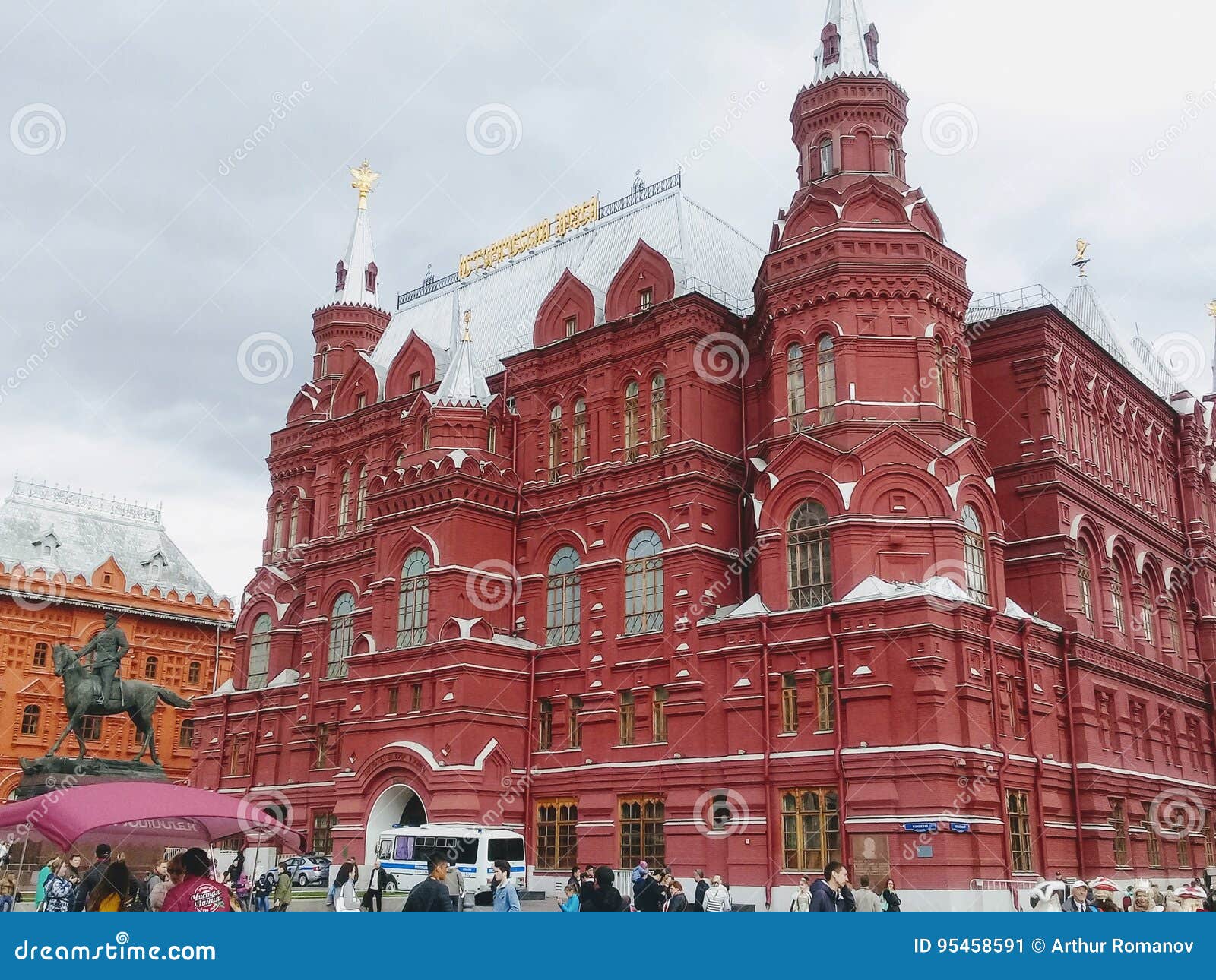 State Historical Museum on Red Square in Moscow. Editorial Photo ...
