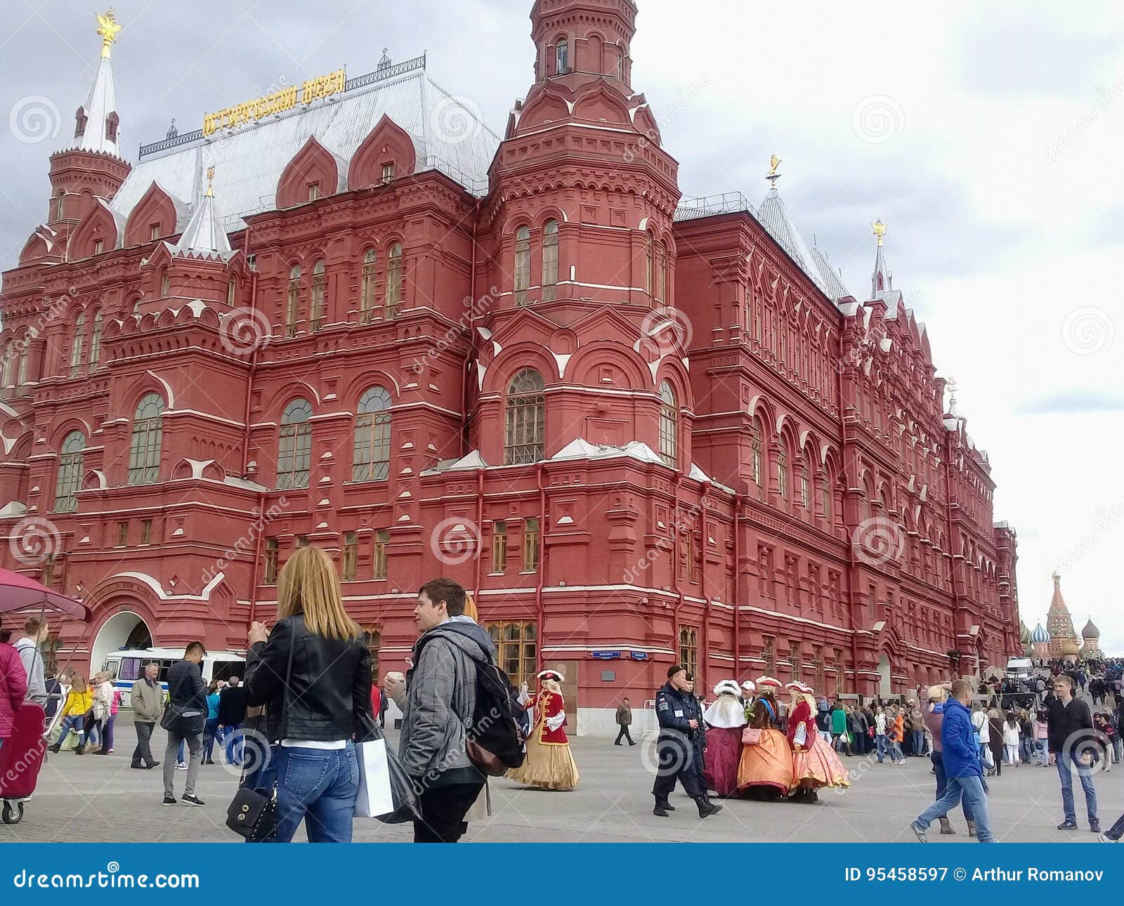 State Historical Museum on Red Square in Moscow. Editorial Photography ...
