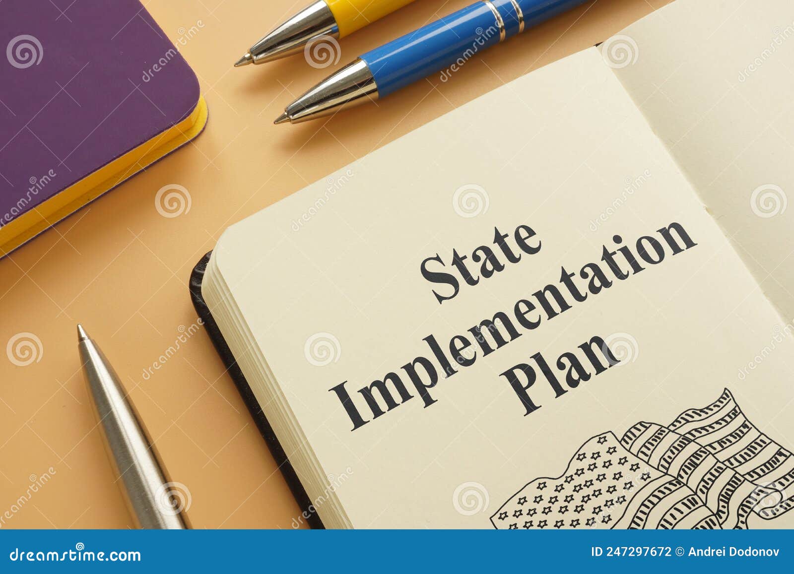 State Implementation Plan is Shown Using the Text Stock Photo - Image ...