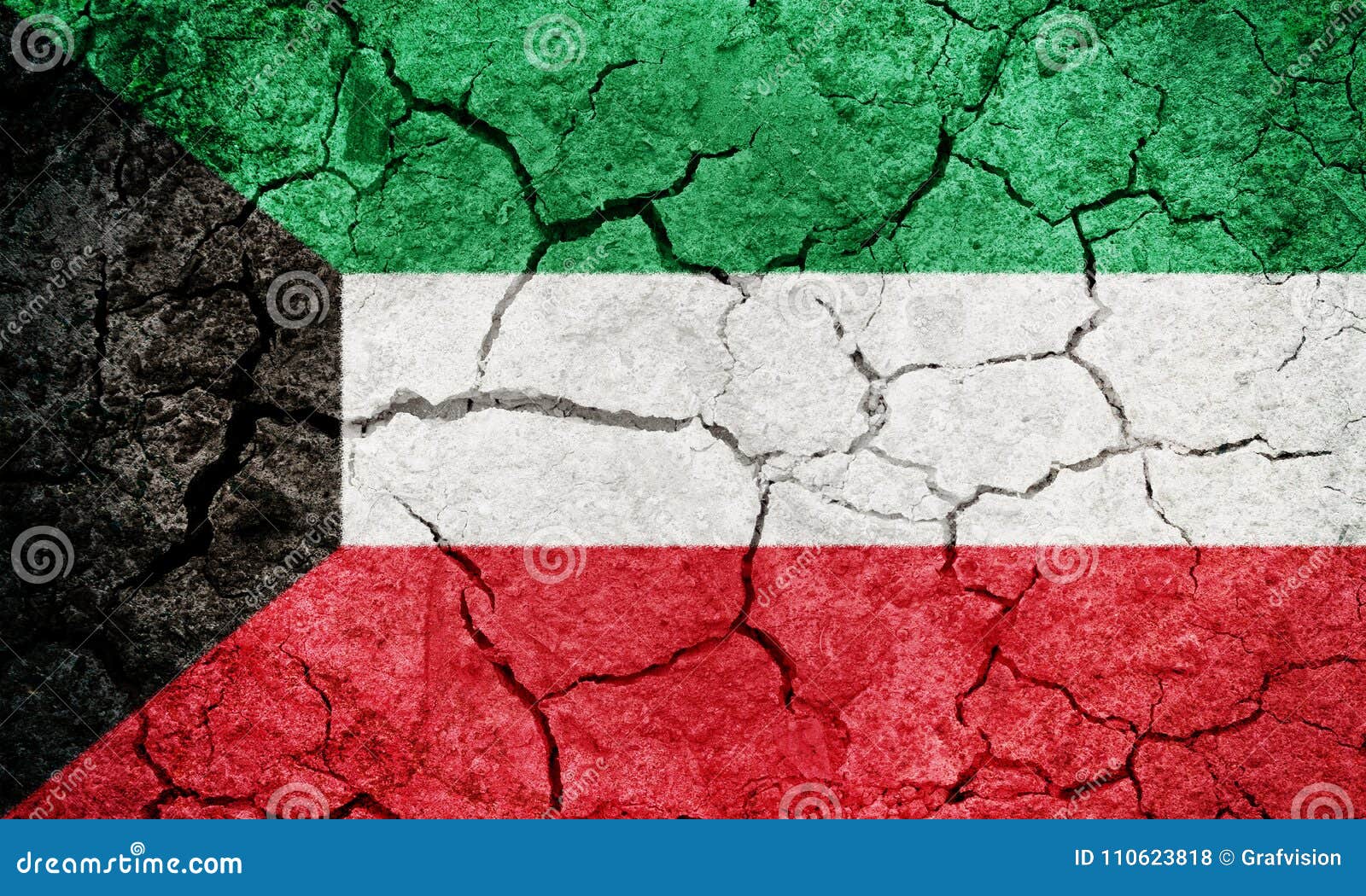 Kuwait Flag,metal Texture On Background Stock Photography ...