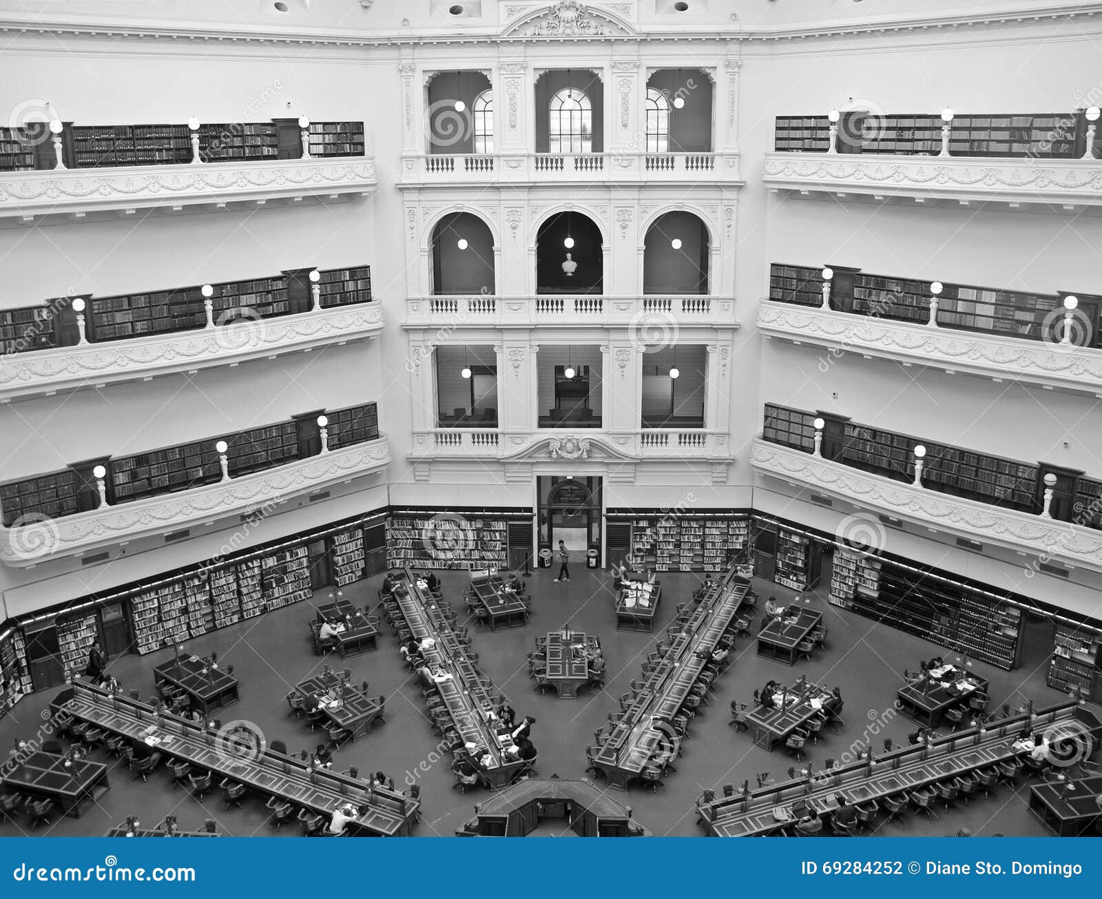 State Library of Victoria stock photo. Image of hall - 69284252