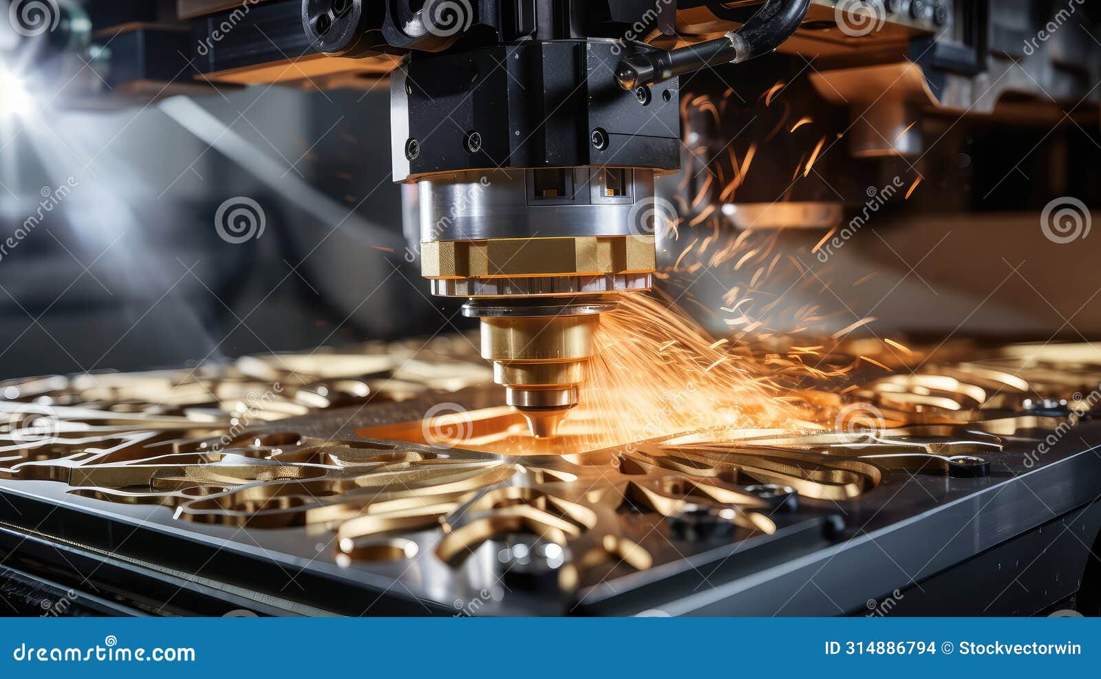 State Machine Tool Technology Stock Illustration - Illustration of ...
