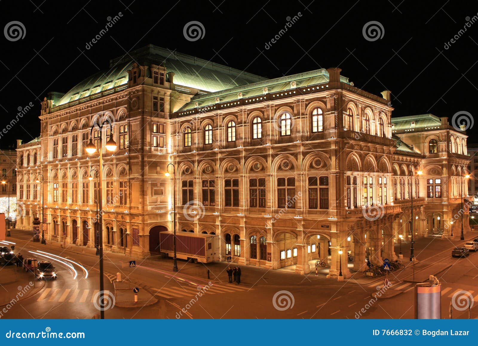 State Opera House, Vienna, Austria Stock Photo - Image of night, state ...