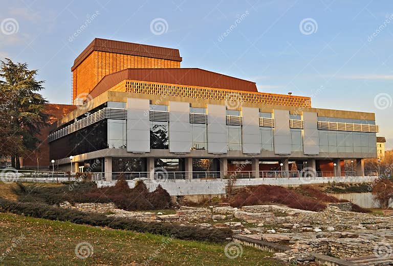 State Opera Stara Zagora stock photo. Image of brick - 22389498