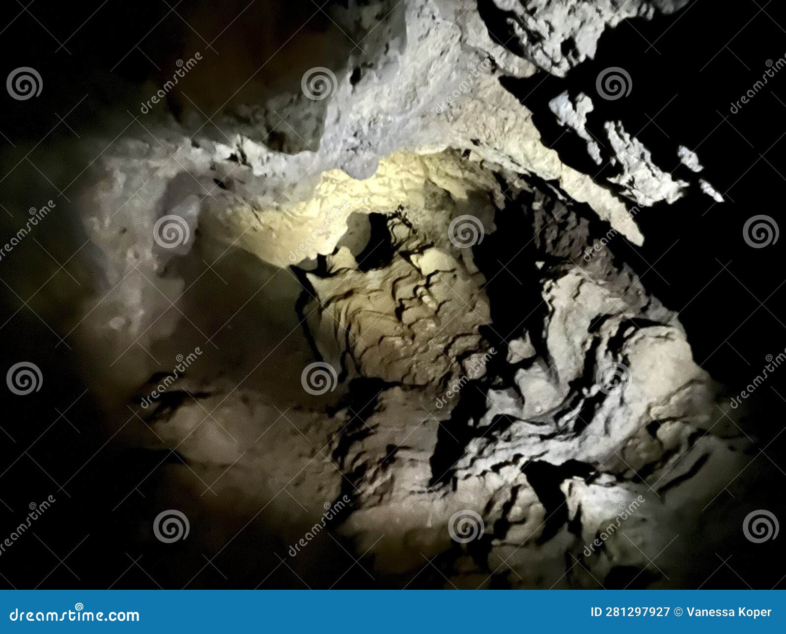 Inside the Tunnel Cave in Clifty Falls Stock Image - Image of state ...