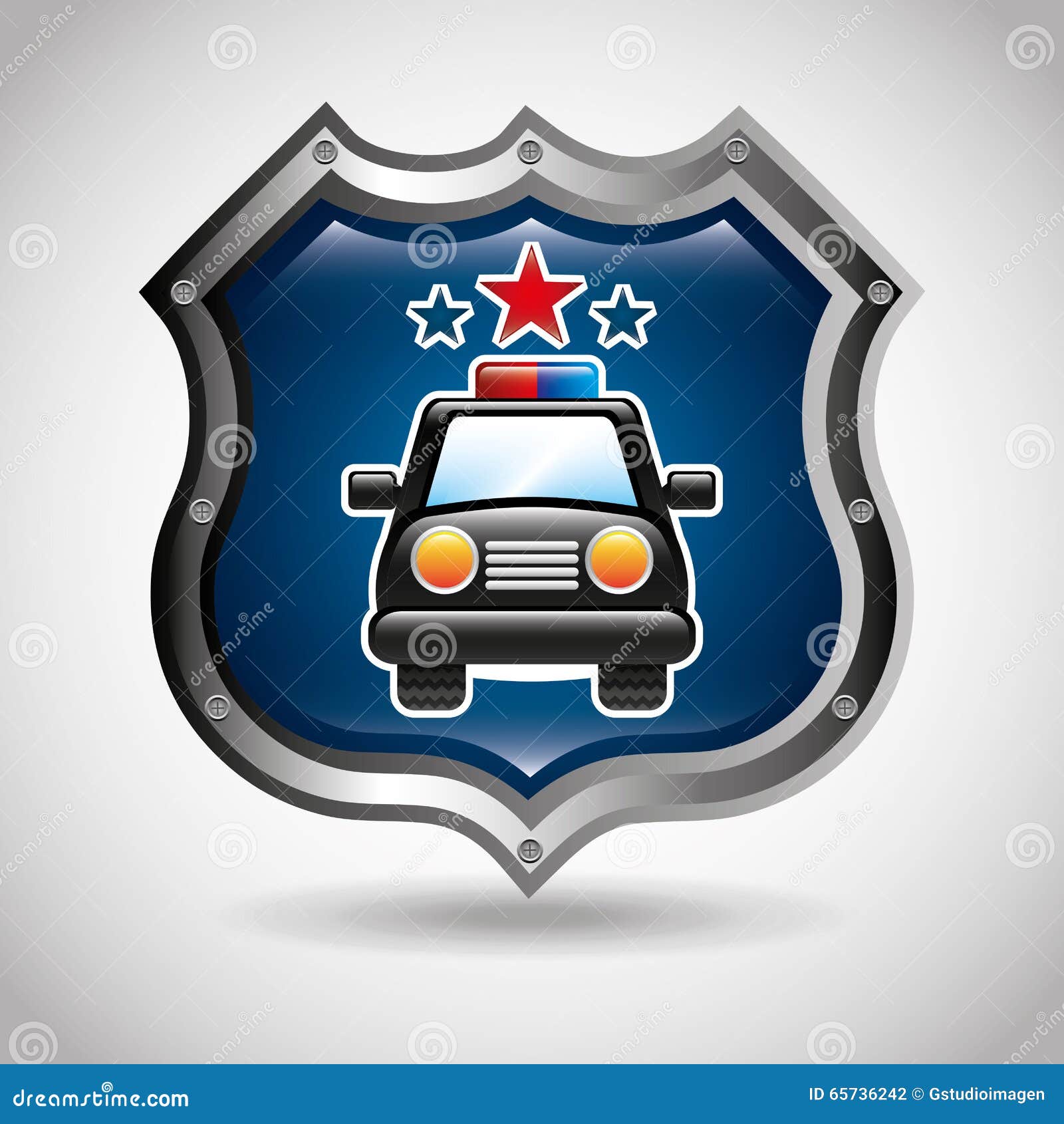 State police design stock illustration. Illustration of isolated - 65736242