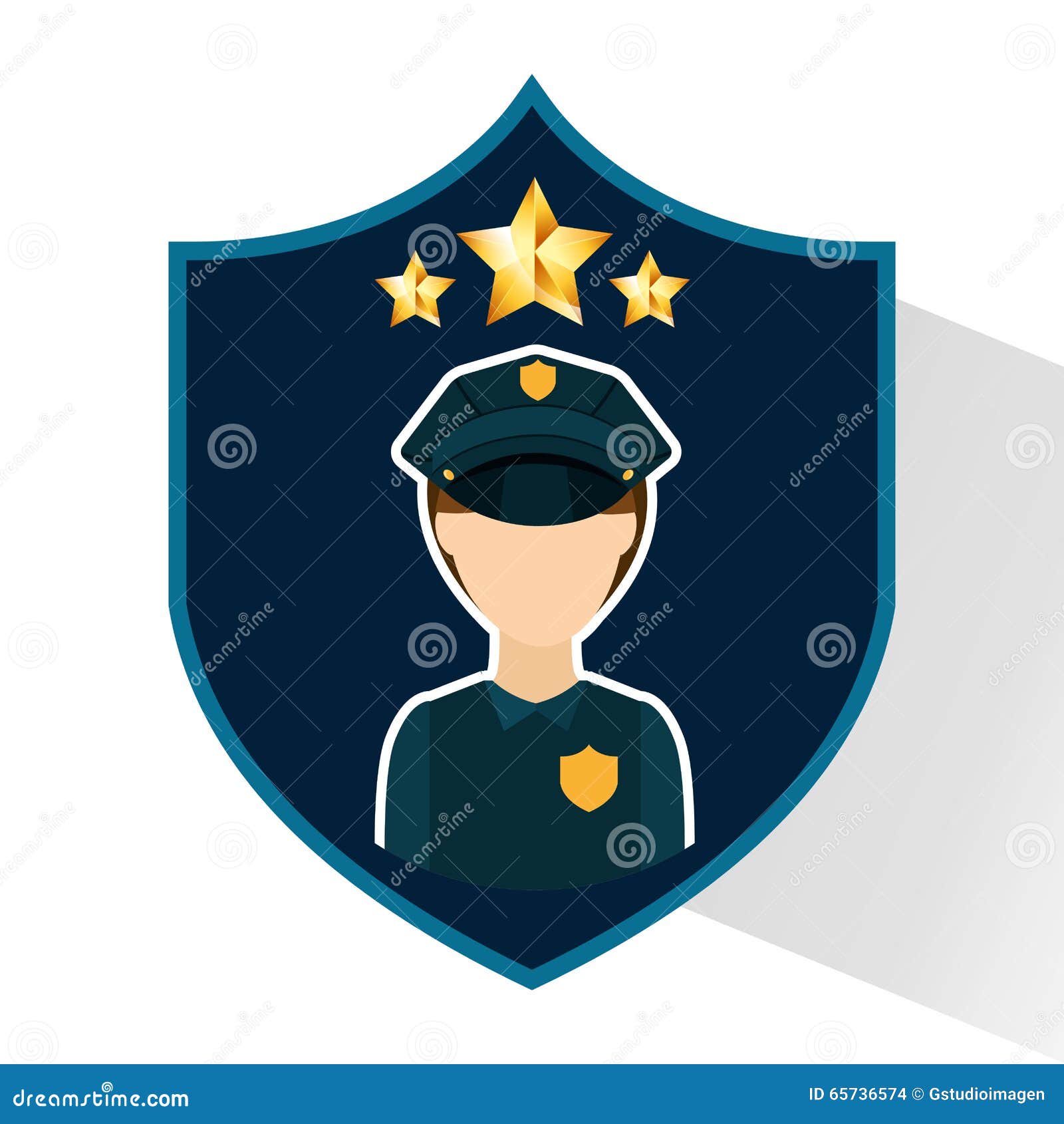 State police design stock illustration. Illustration of officer - 65736574