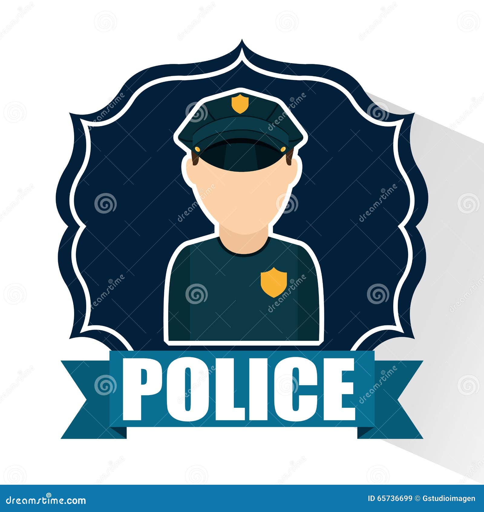 State police design stock illustration. Illustration of secure - 65736699