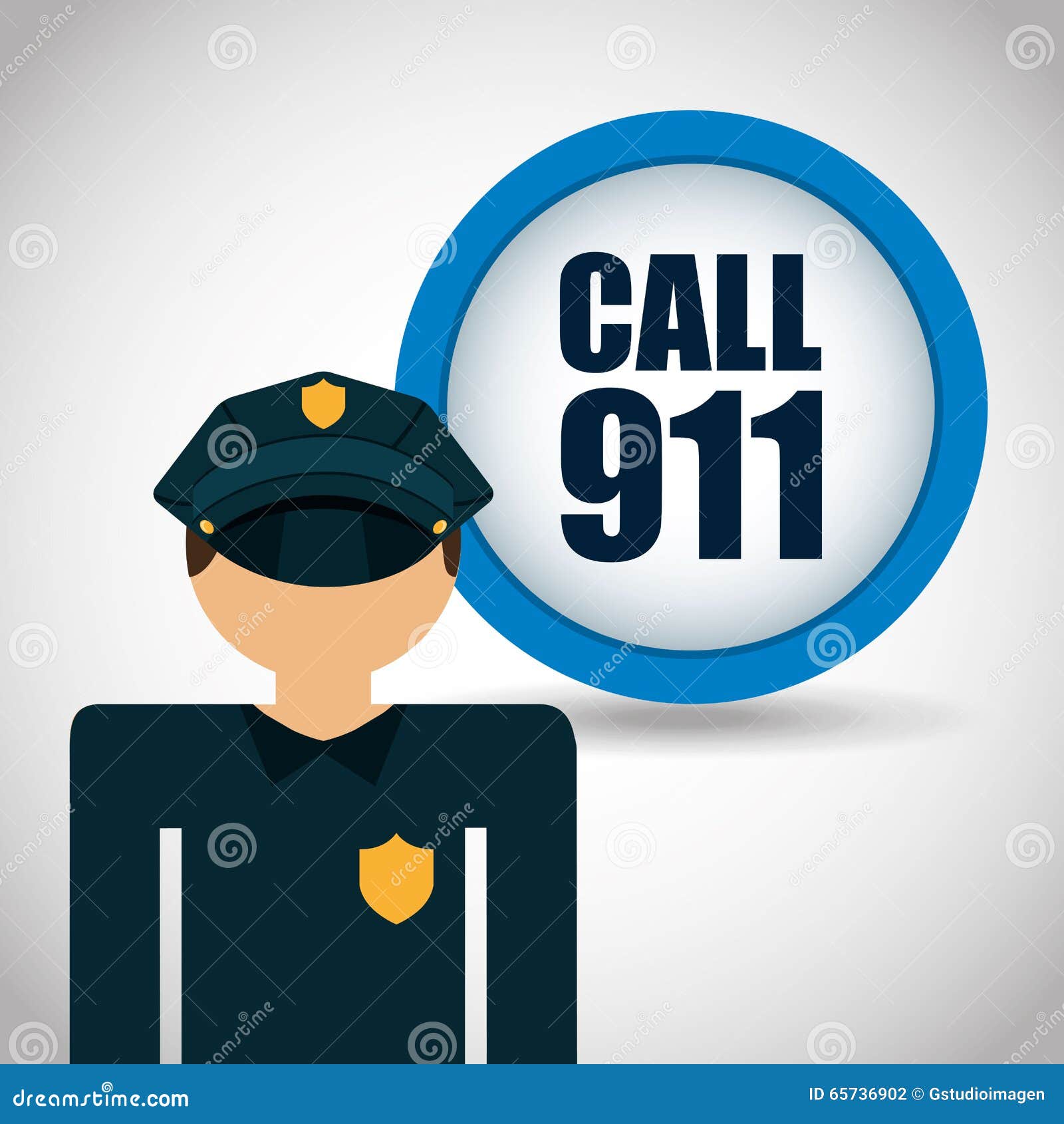 State police design stock illustration. Illustration of icon - 65736902