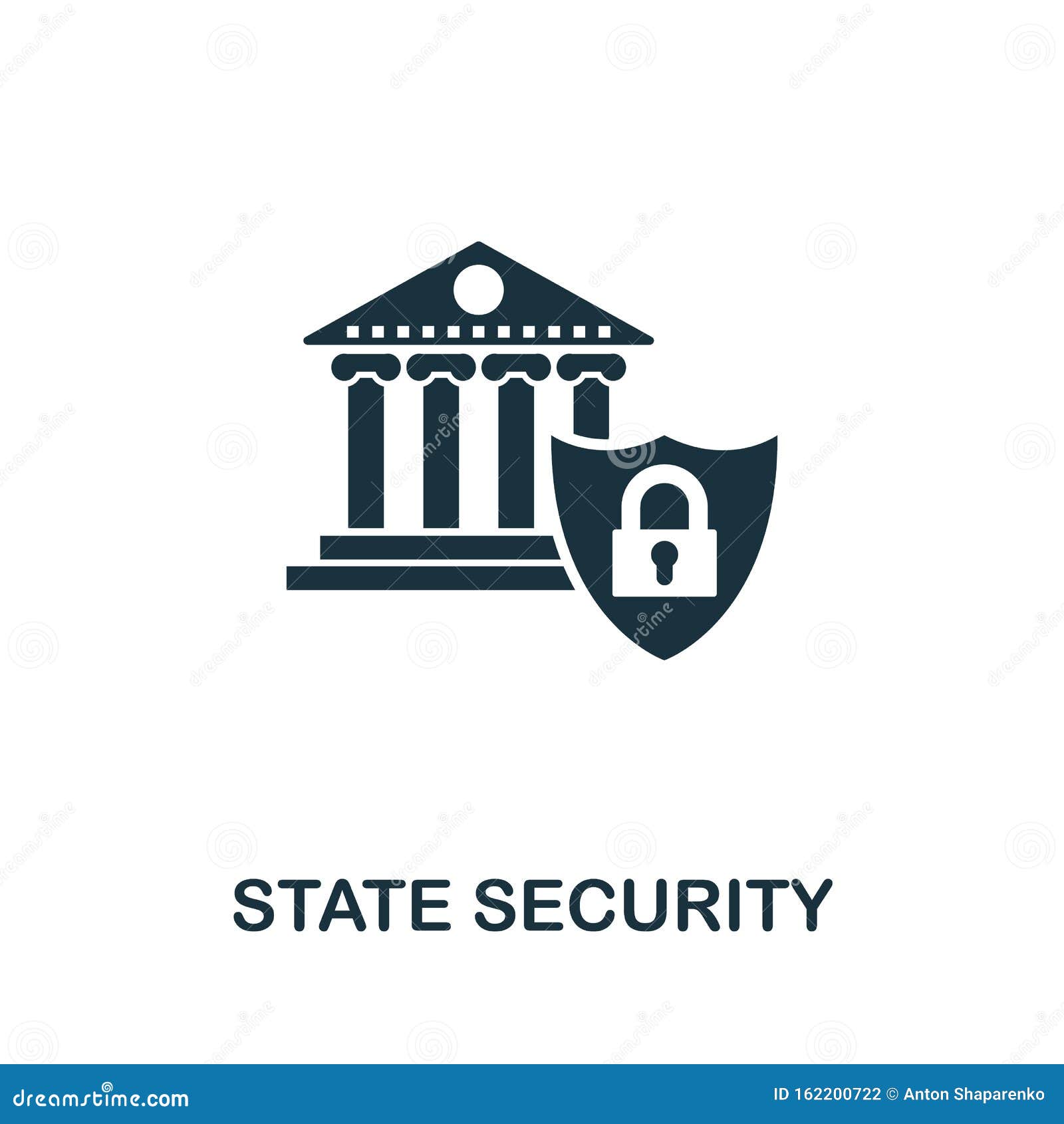 State Security Vector Icon Symbol. Creative Sign from Gdpr Icons ...