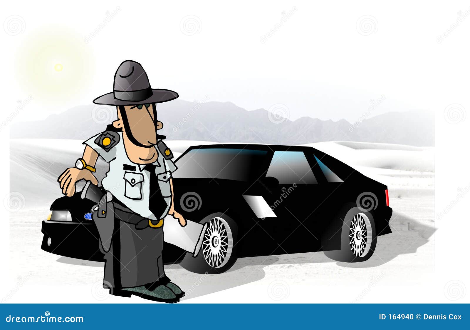 State Trooper Royalty-Free Illustration | CartoonDealer.com #164940