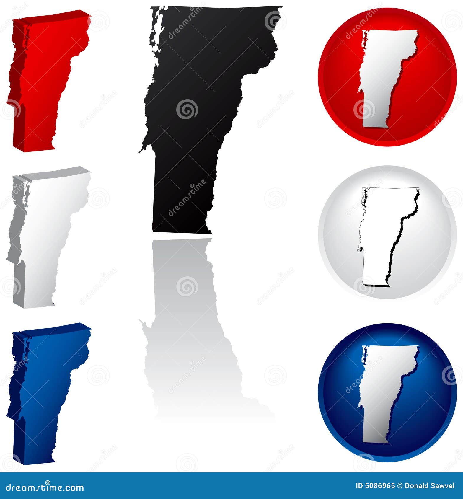 State of Vermont Icons stock vector. Illustration of icon - 5086965