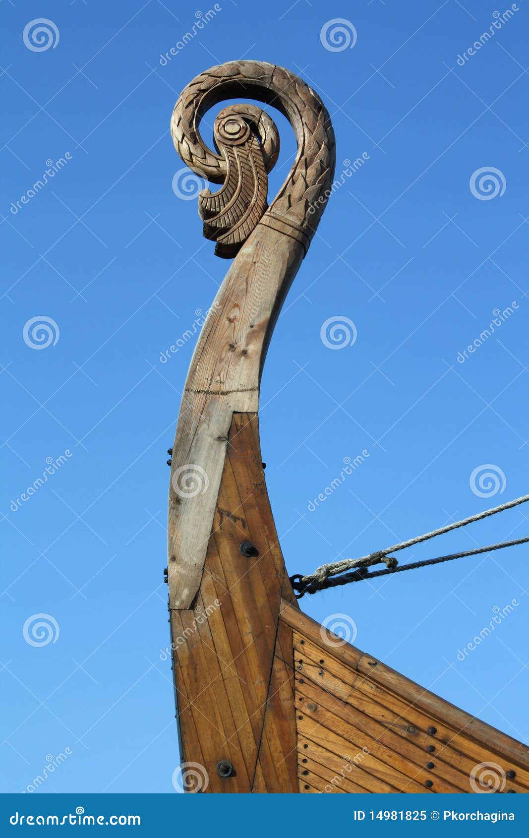 Statek Stara Dysza Viking Drewniany Obraz Stock - Obraz złożonej z ...