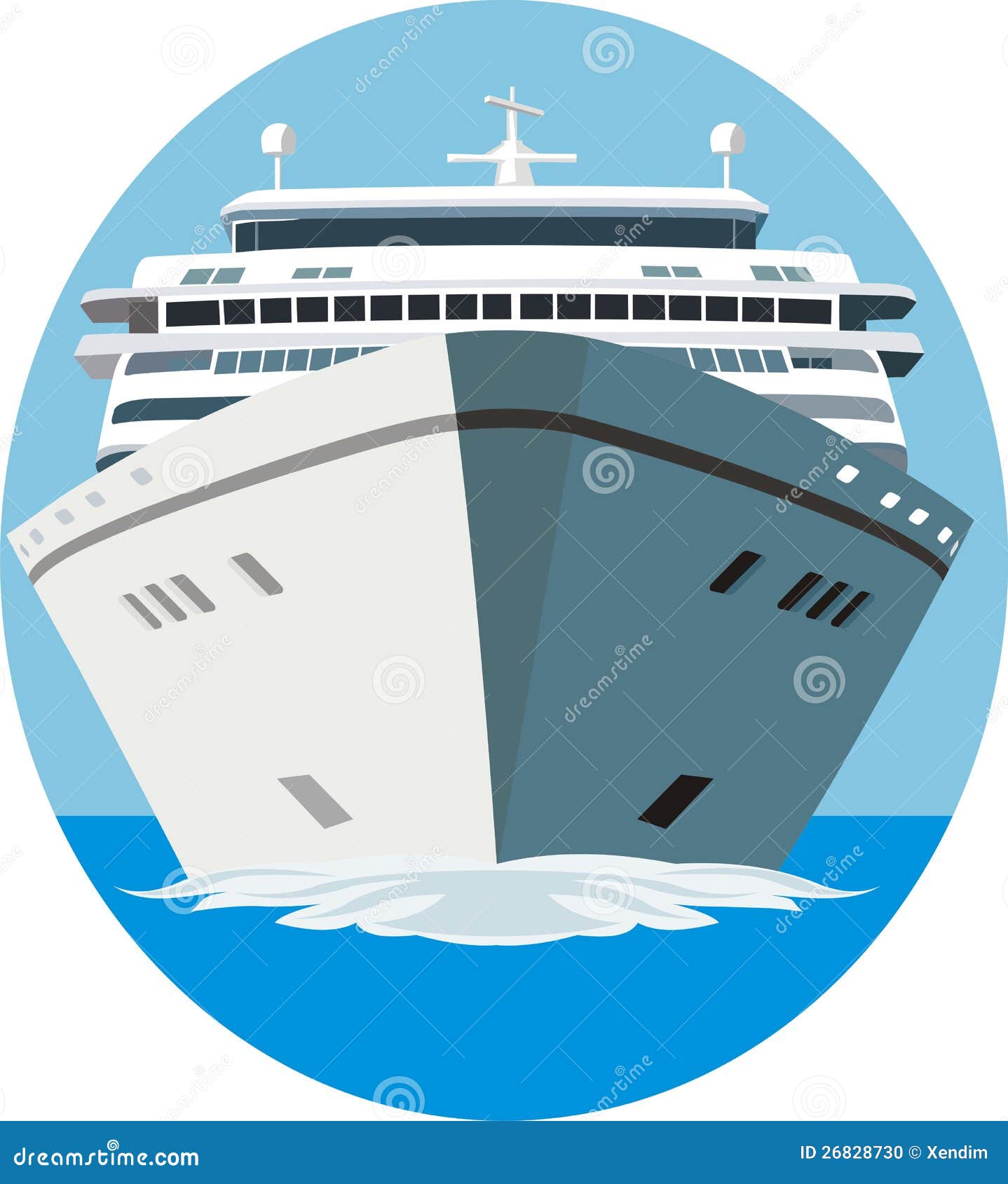 Statek wycieczkowy znak ilustracja wektor. Ilustracja złożonej z znak ...