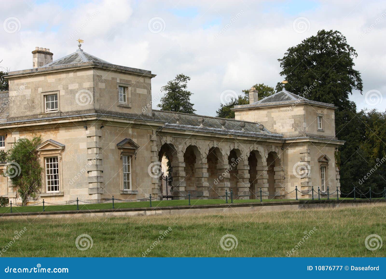 Stately Home stock image. Image of stone, home, arches - 10876777