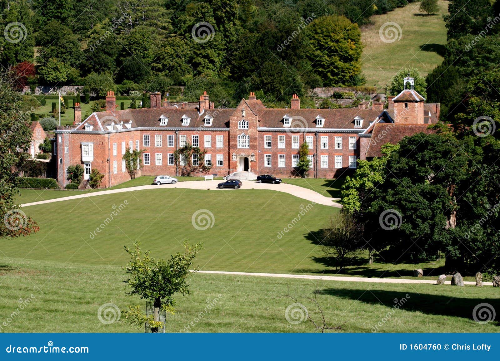 Stately Home stock photo. Image of wealth, grass, landscape - 1604760