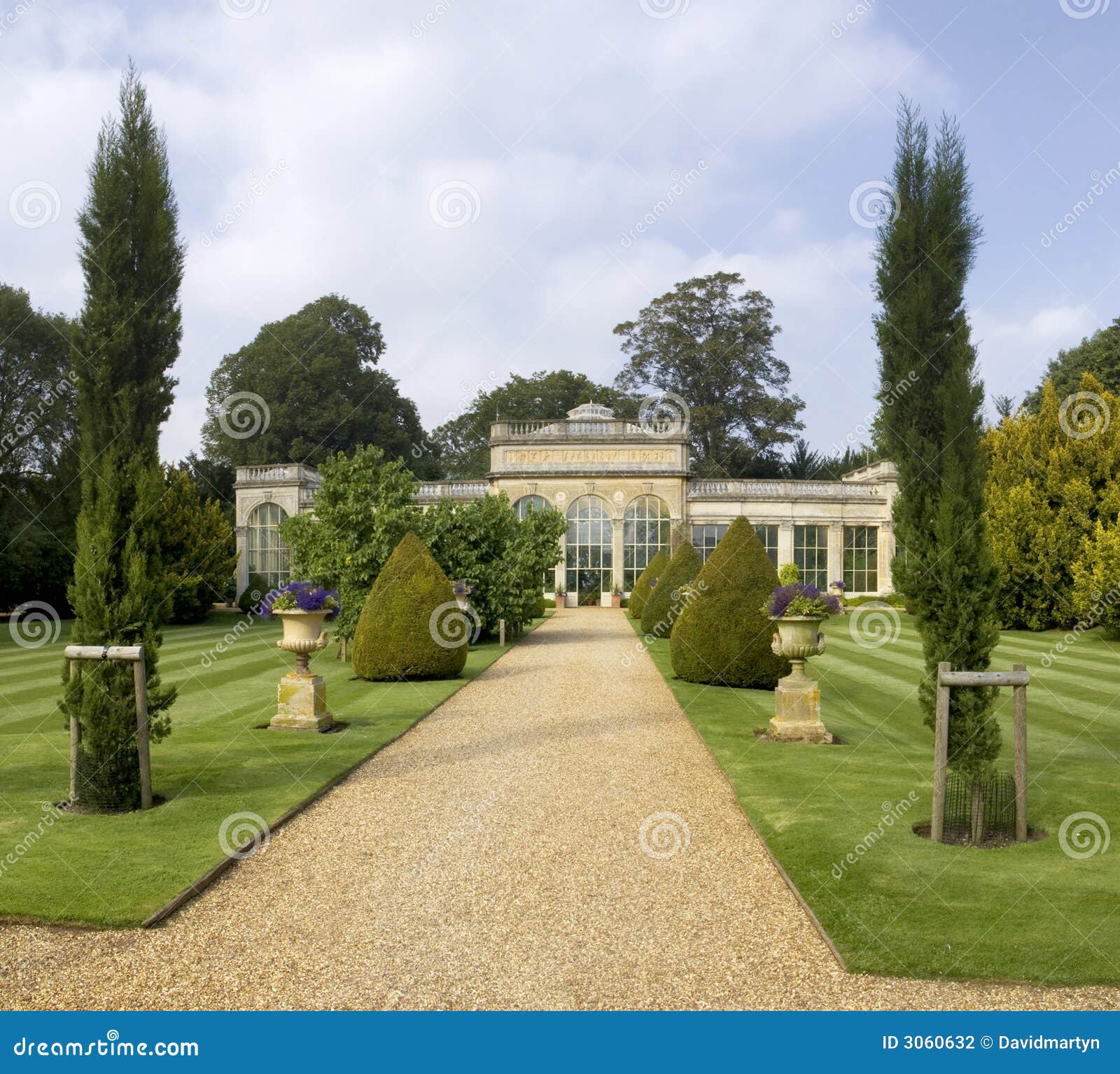 Stately home stock photo. Image of landscaped, castle - 3060632