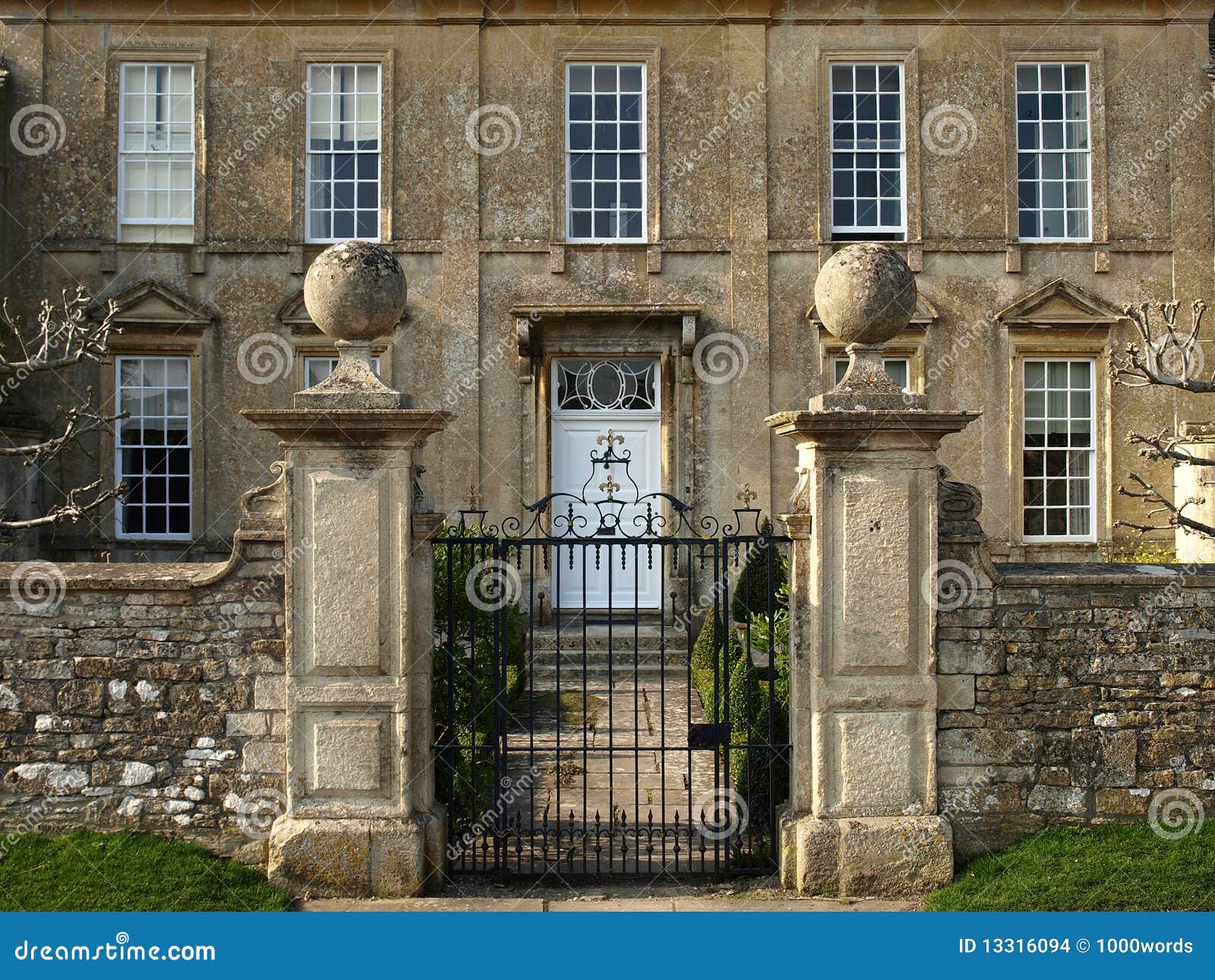 Stately Home Exterior stock photo. Image of country, column - 13316094