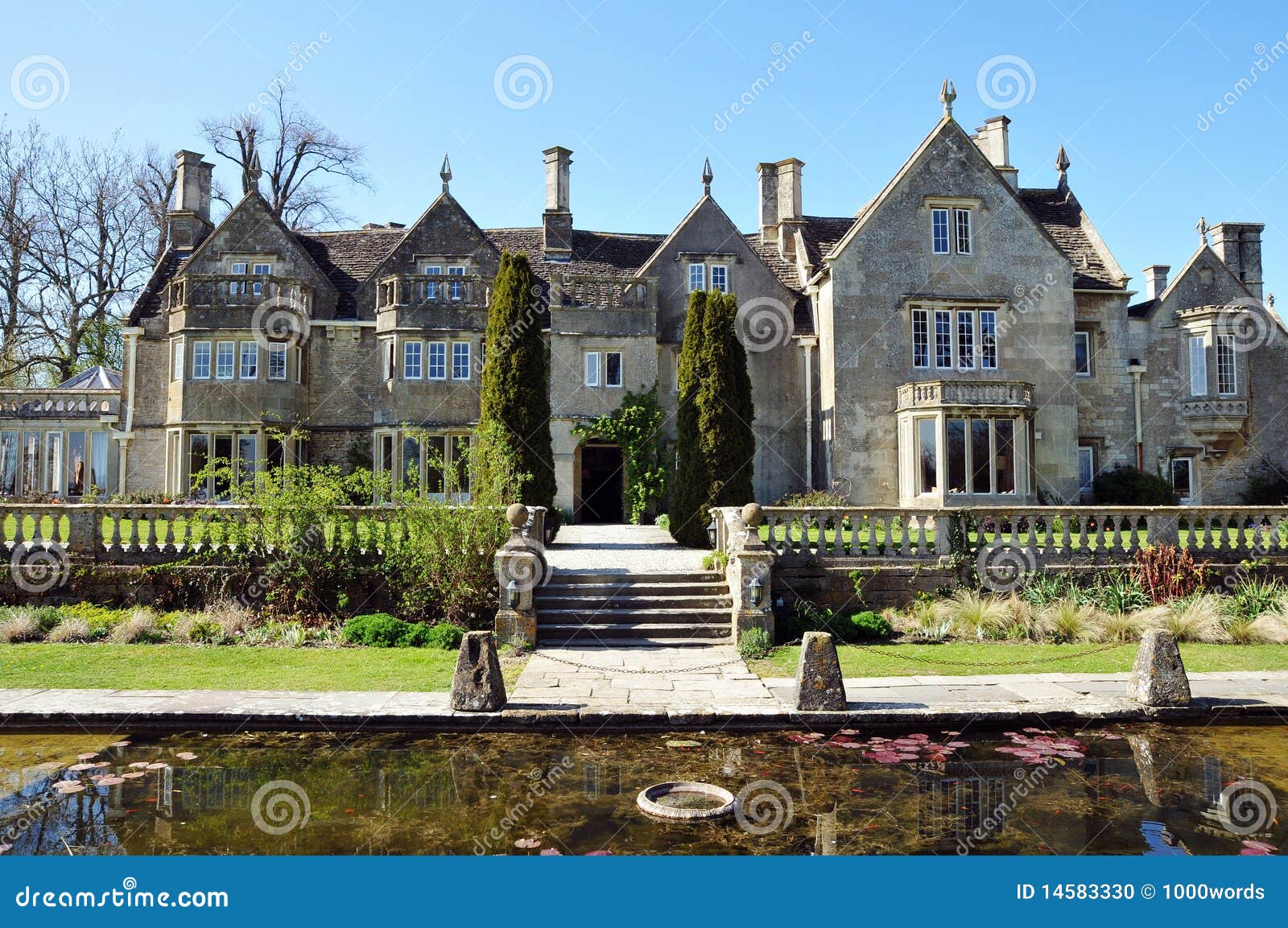 Stately Home Exterior stock photo. Image of countryside - 14583330
