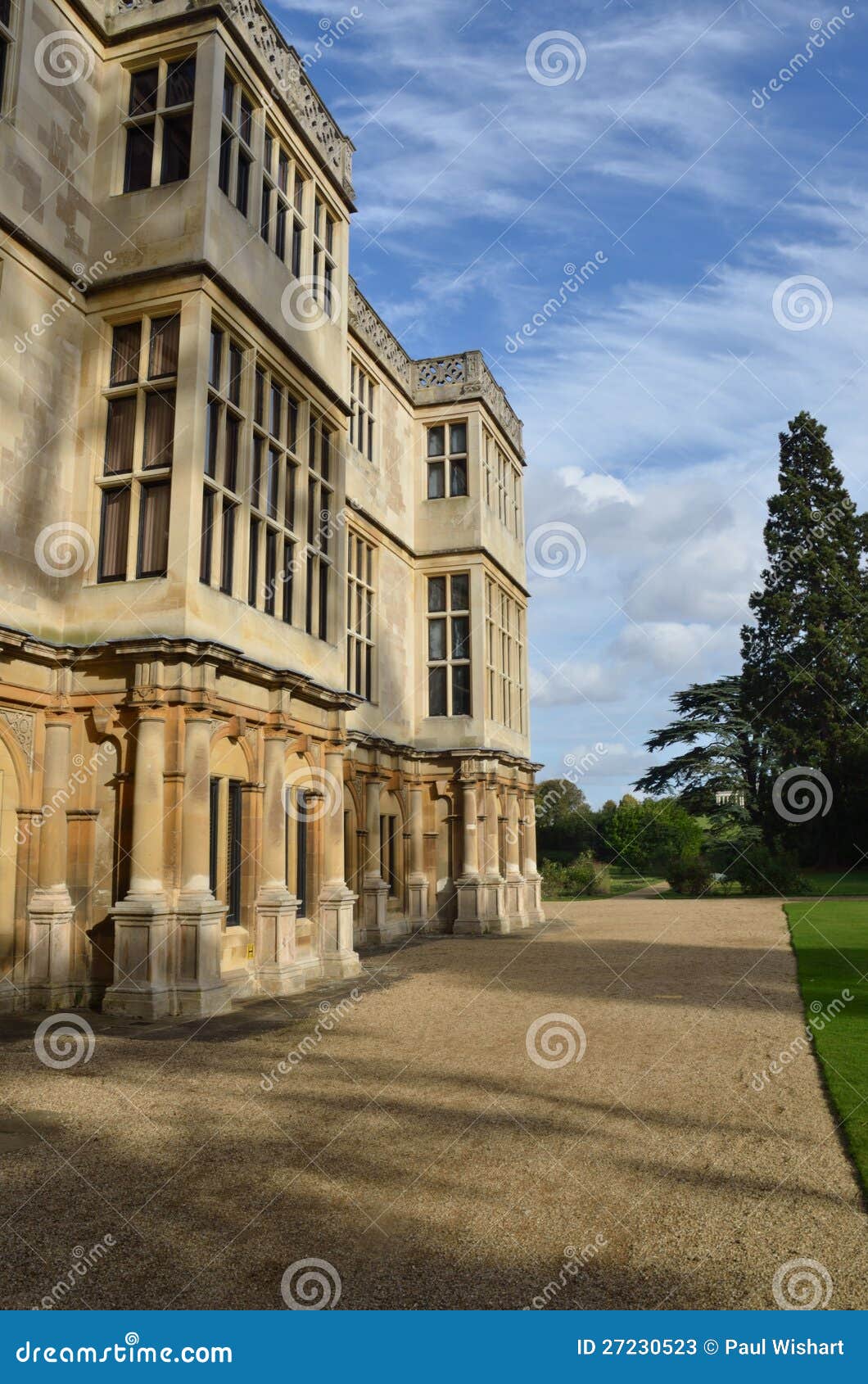Stately home front stock image. Image of nature, 17th - 27230523