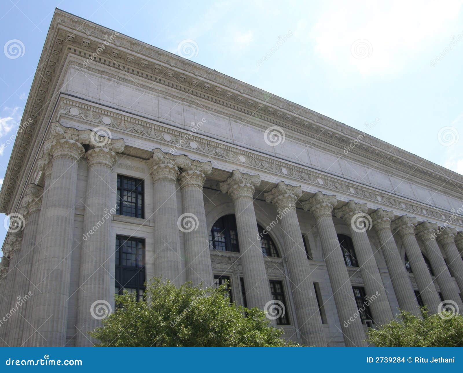 Stately-looking building stock photo. Image of corinthian - 2739284