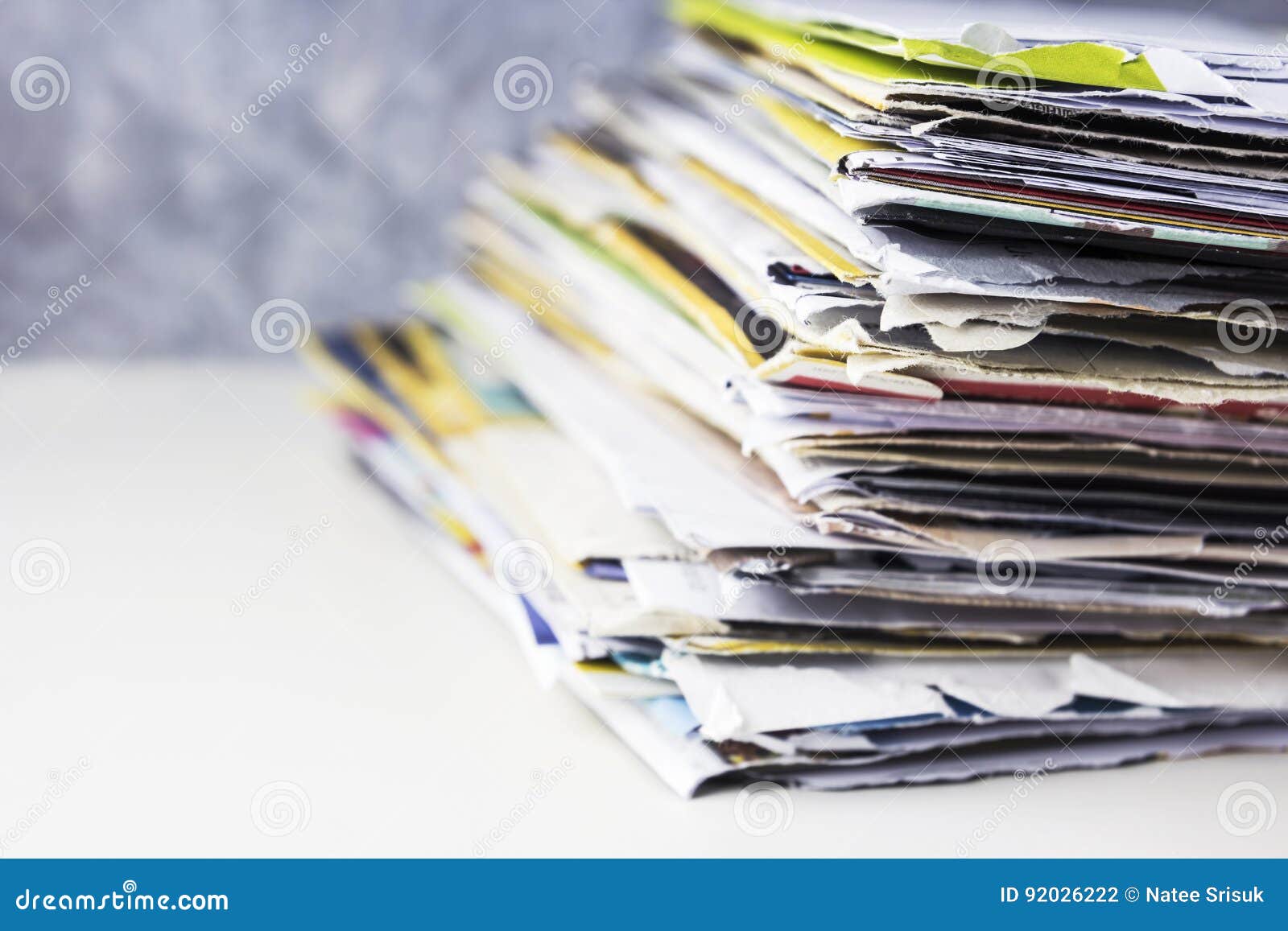 Statement of Credit Card in Envelope on the Table Stock Photo - Image ...