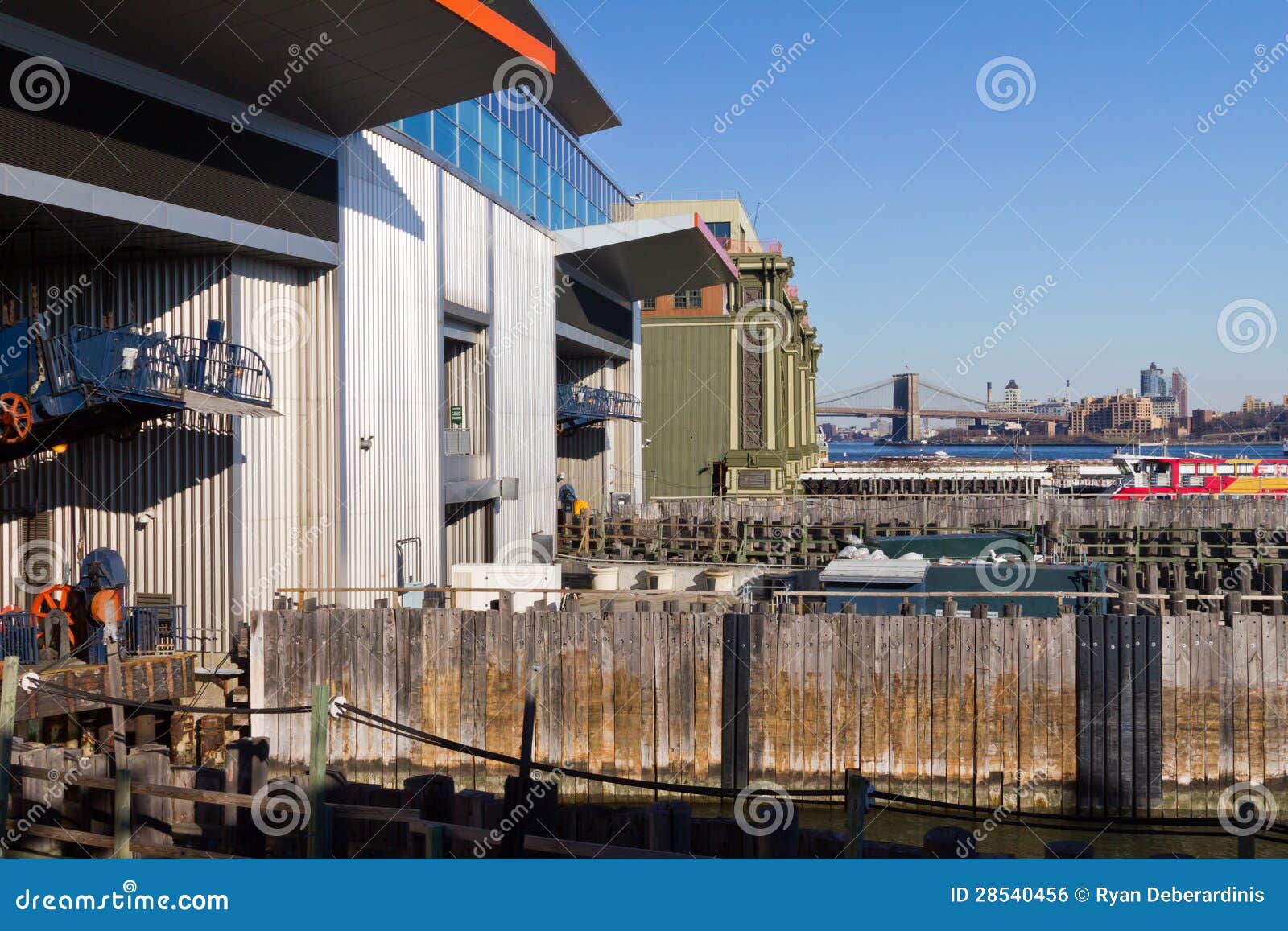 Staten Island Ferry Docks stock photo. Image of york - 28540456