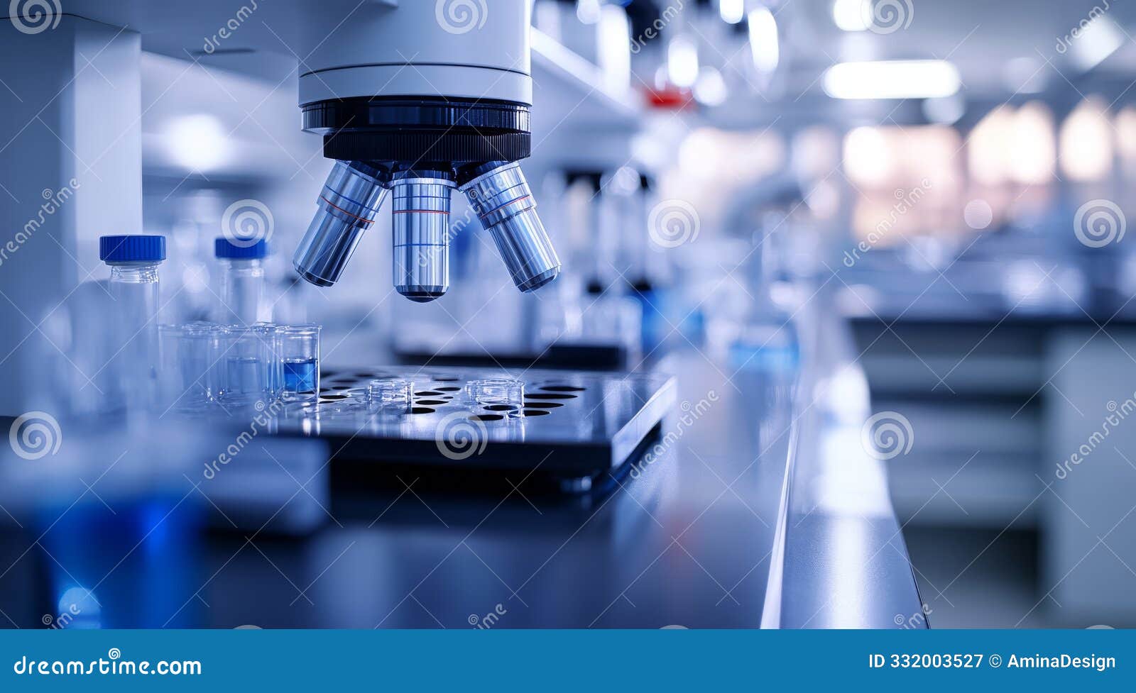 Stateoftheart Modern Laboratory Equipment and Advanced Microscope for ...